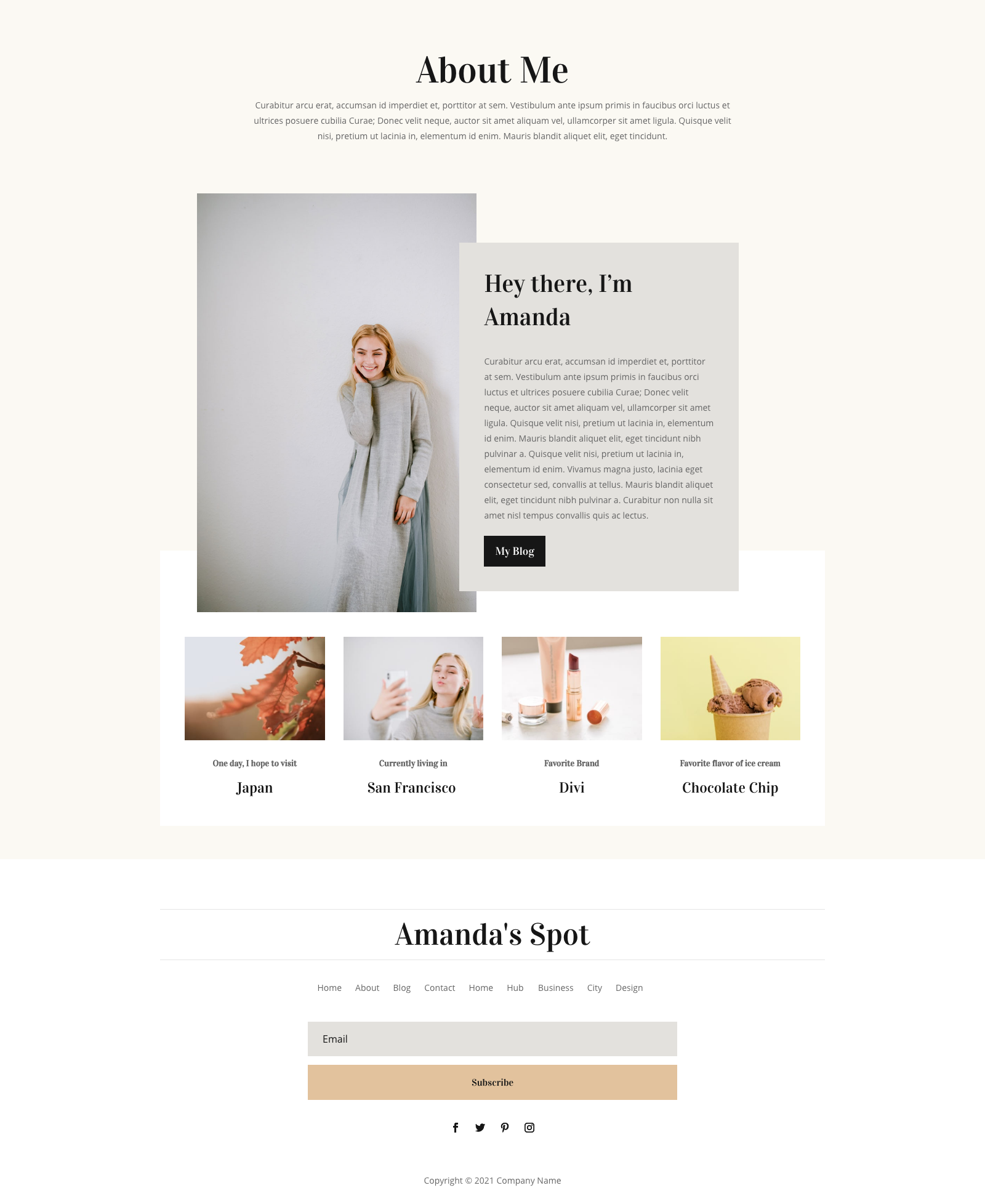 Blogger Template Design for Divi by Ishtiaq Khan Parag for Elegant ...