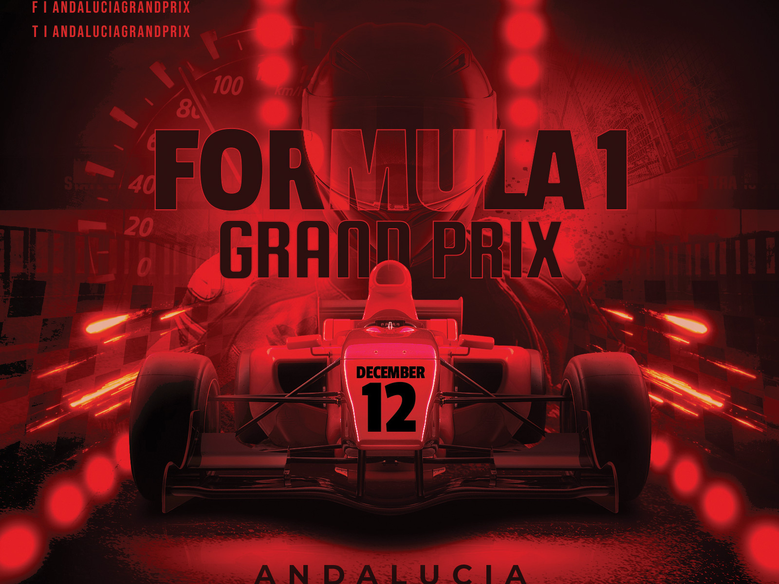 Formula 1 Grand Prix Flyer by n2n44 on Dribbble
