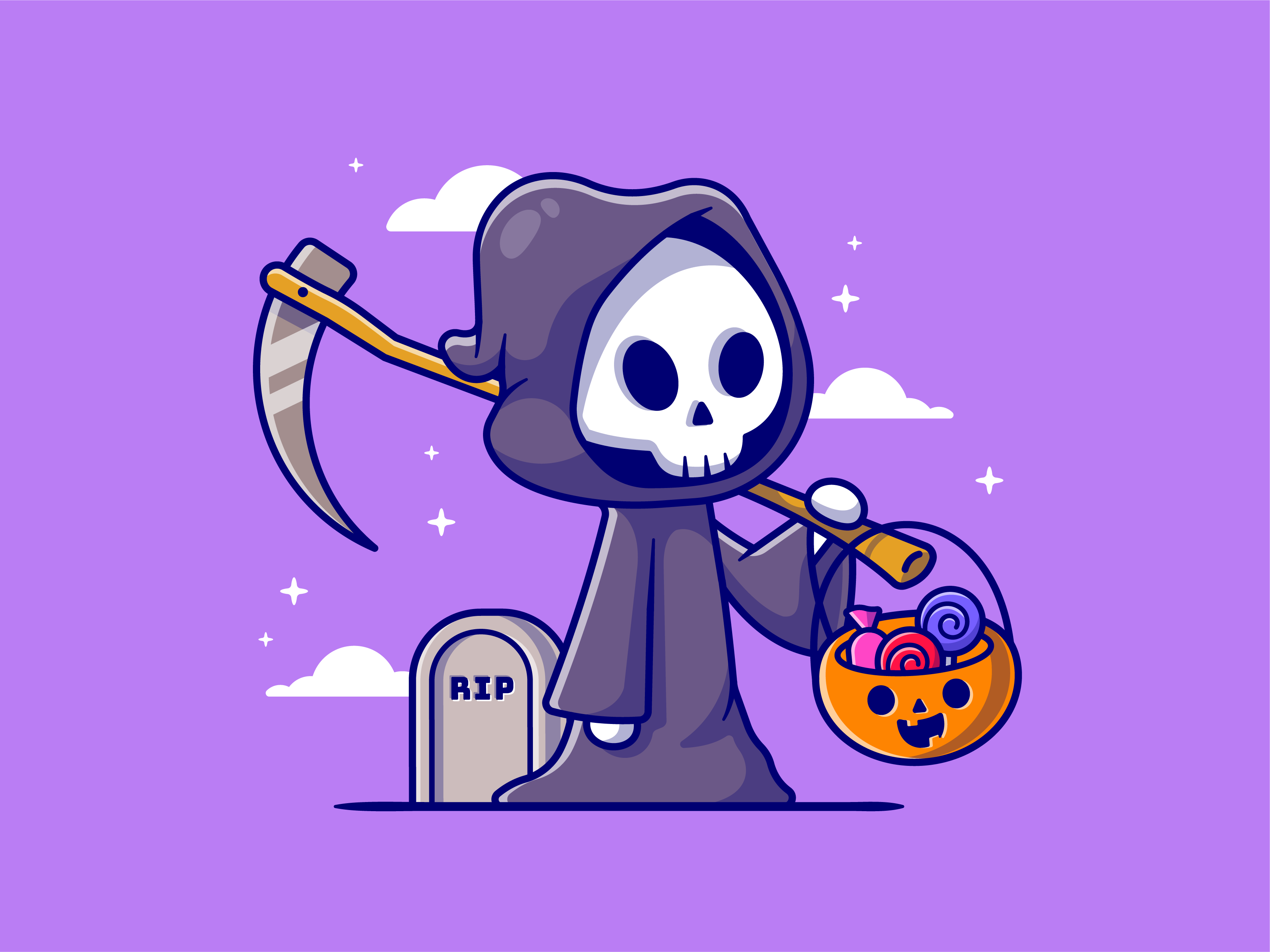 Random halloween🧟‍♂️☠️🎃 by catalyst on Dribbble