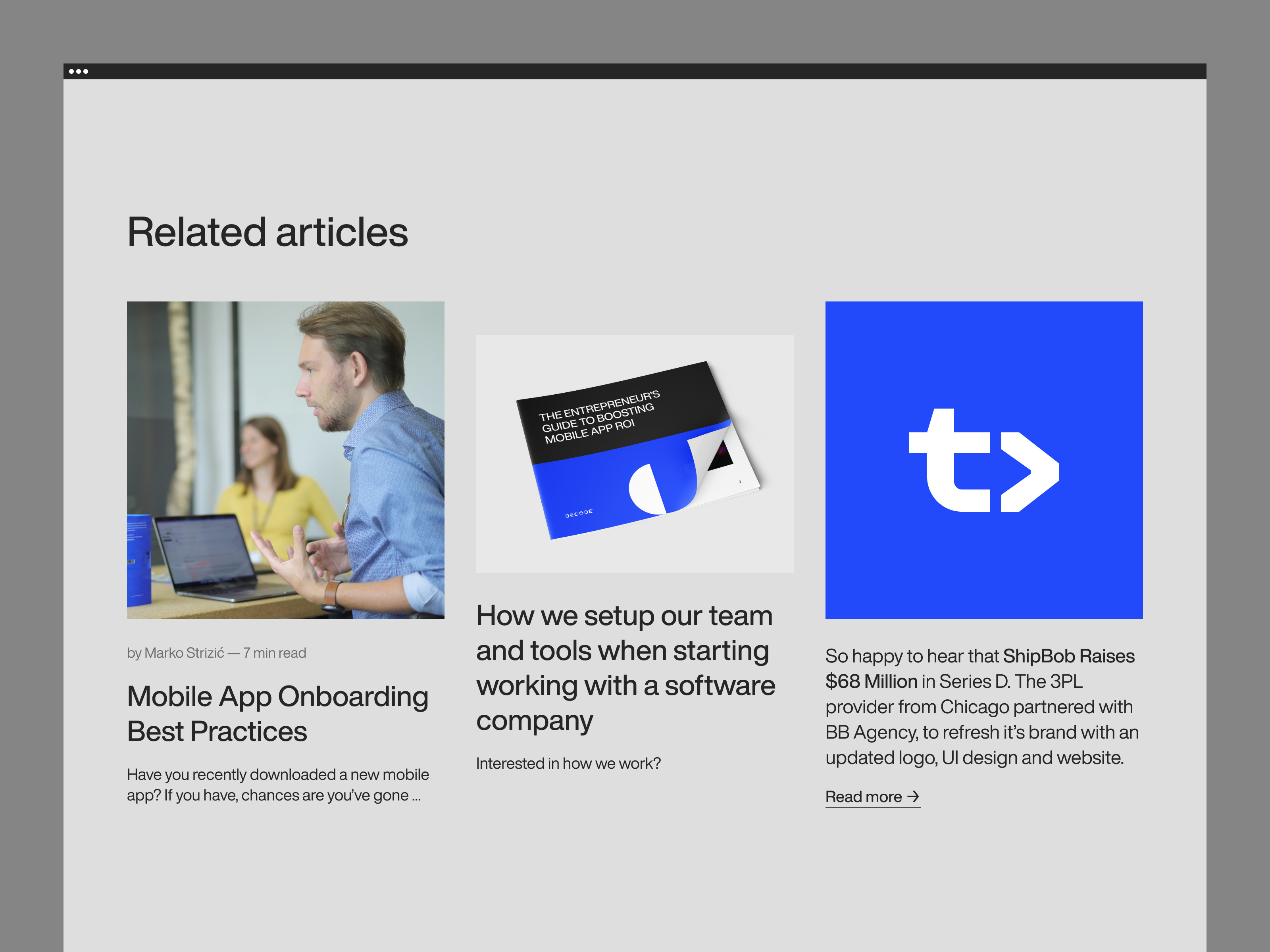 DECODE - Blog by Filip Justić for Balkan Brothers on Dribbble
