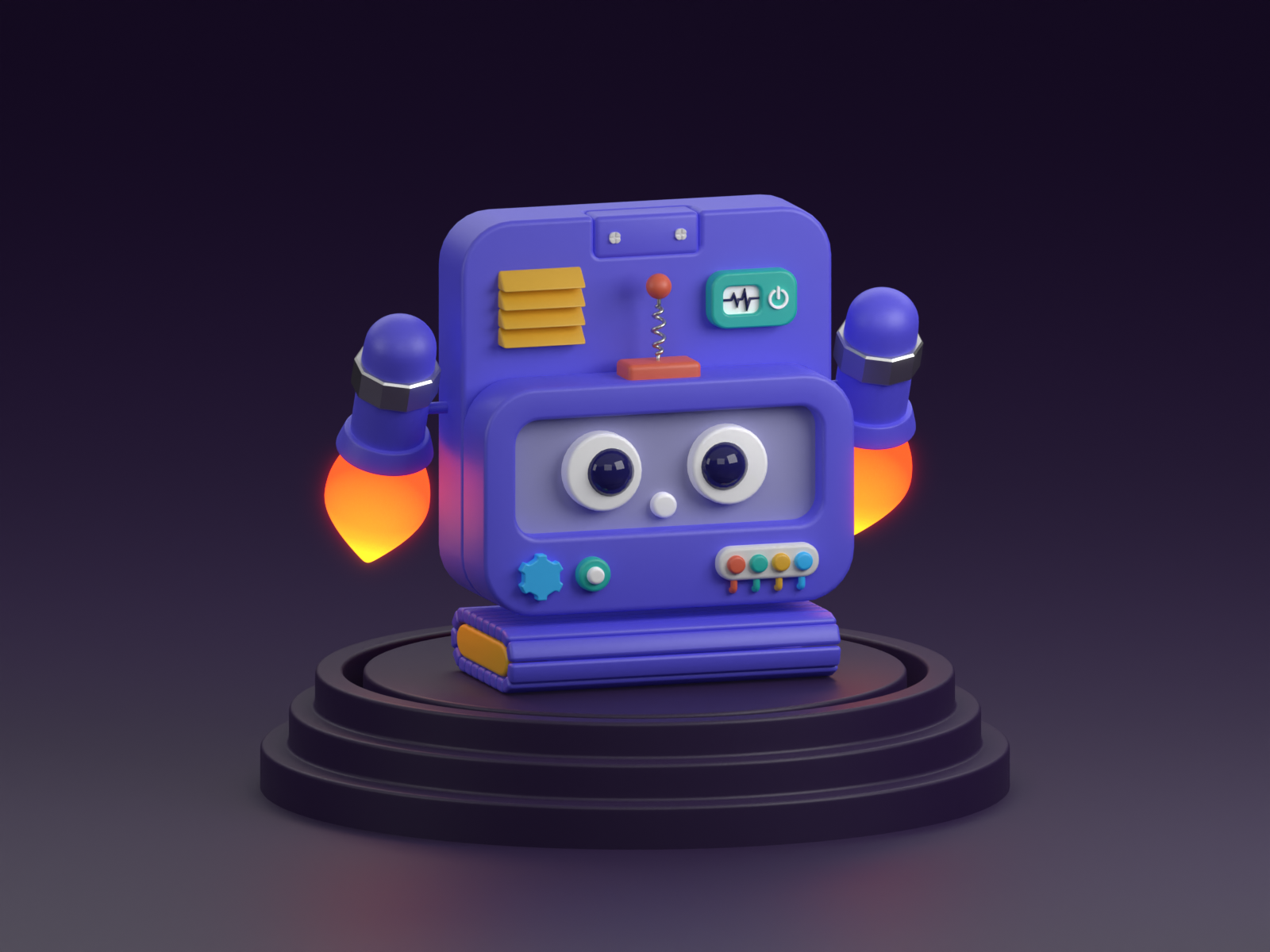 Toy Robot by Hesam Sanei on Dribbble