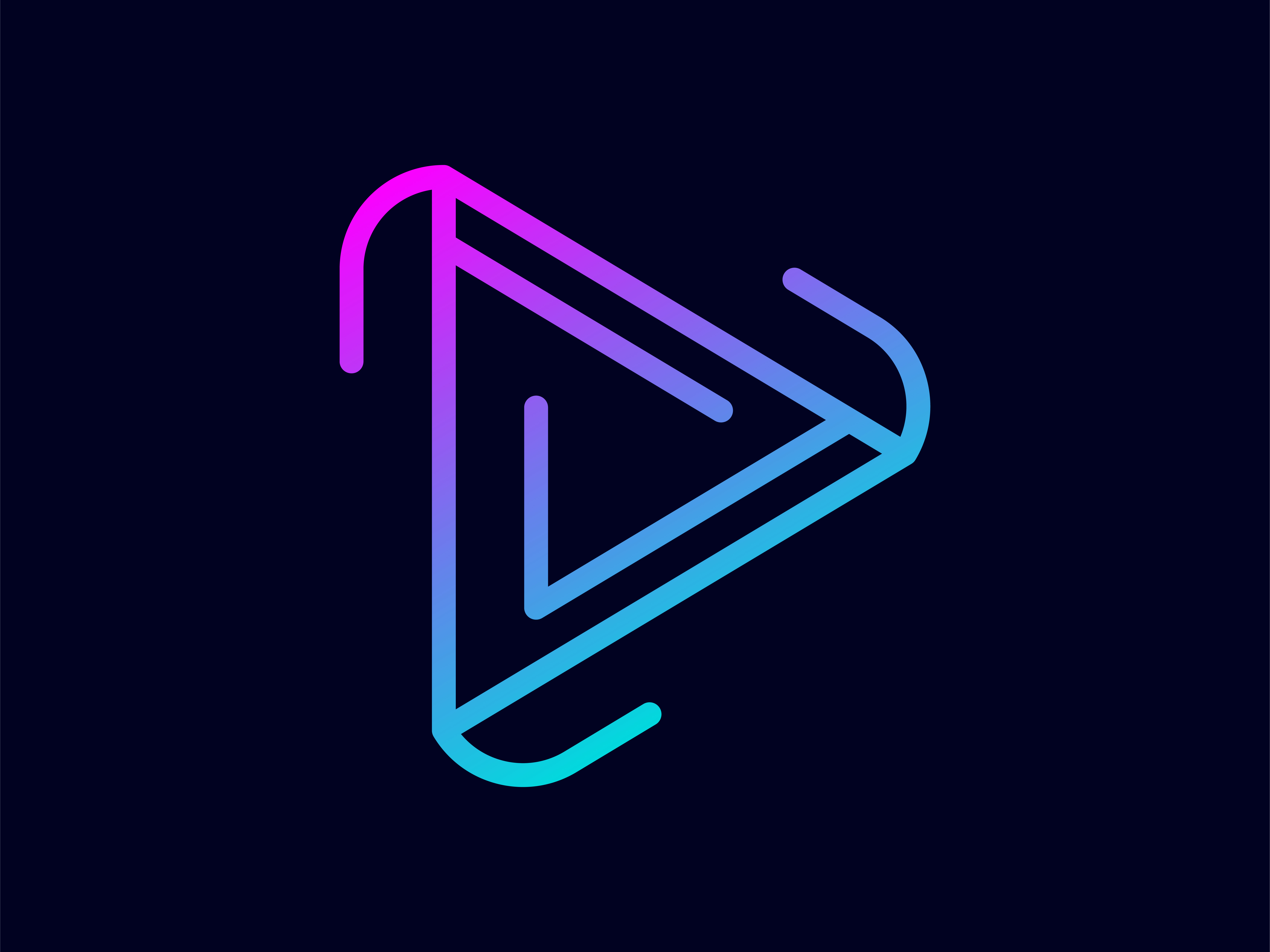 Playflix - A Modern Play Mark Logo by Md. Ashiqul Islam on Dribbble