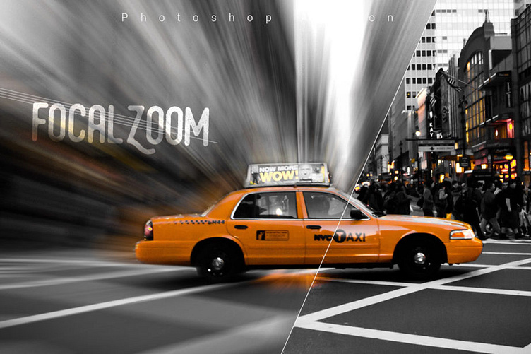Focal Zoom Photoshop Action by Atif Arshad on Dribbble