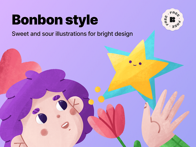Free bright cartoon illustrations by Icons8 on Dribbble
