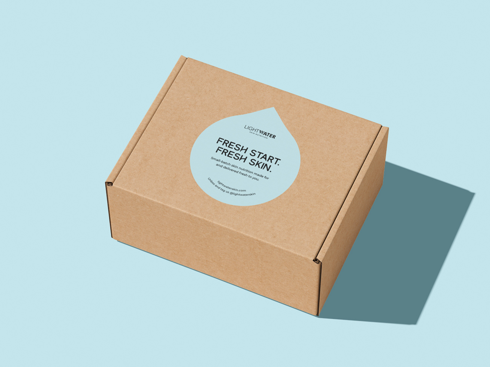Lightwater Single Use Skincare Packaging By Necula Creative On Dribbble