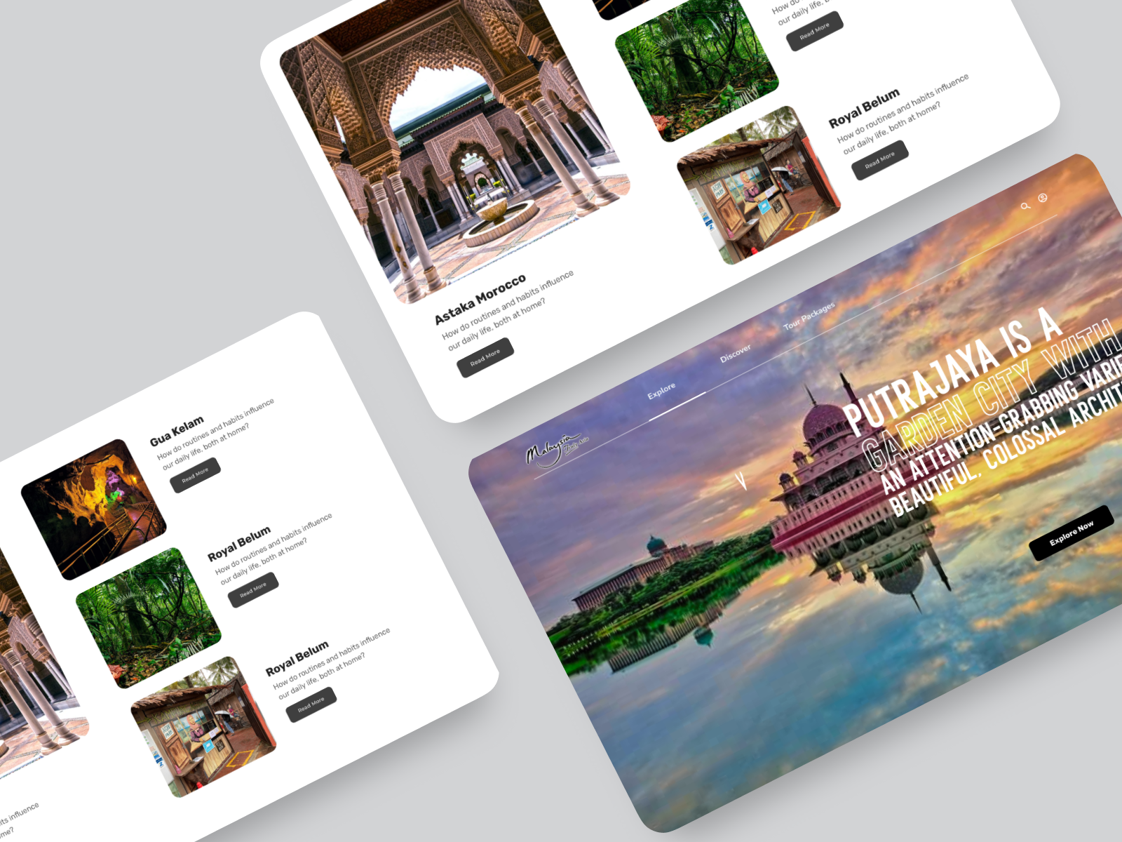 Tourism Malaysia by Ifrah Jamal on Dribbble