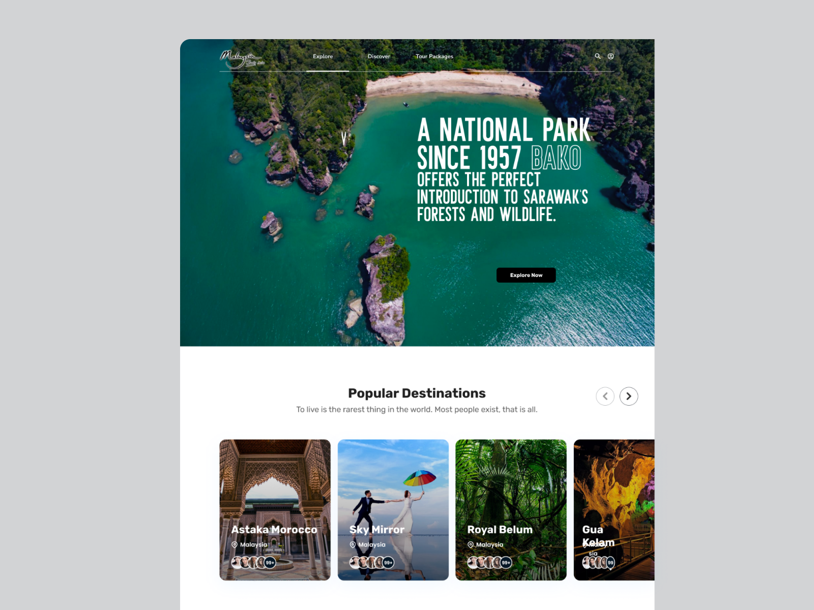 Tourism Malaysia by Ifrah Jamal on Dribbble