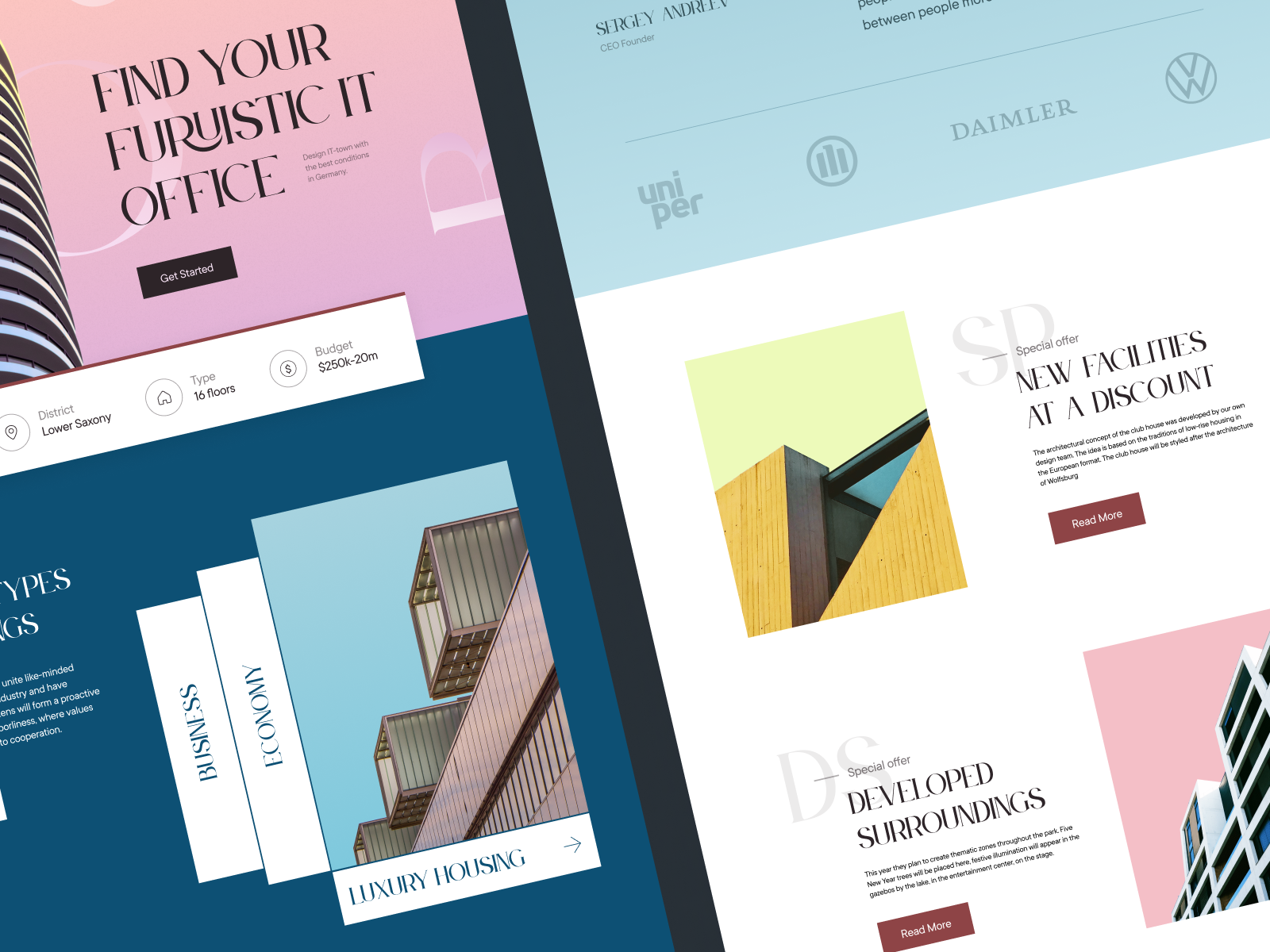 IT Town - Landing Page by Theo Miracles on Dribbble