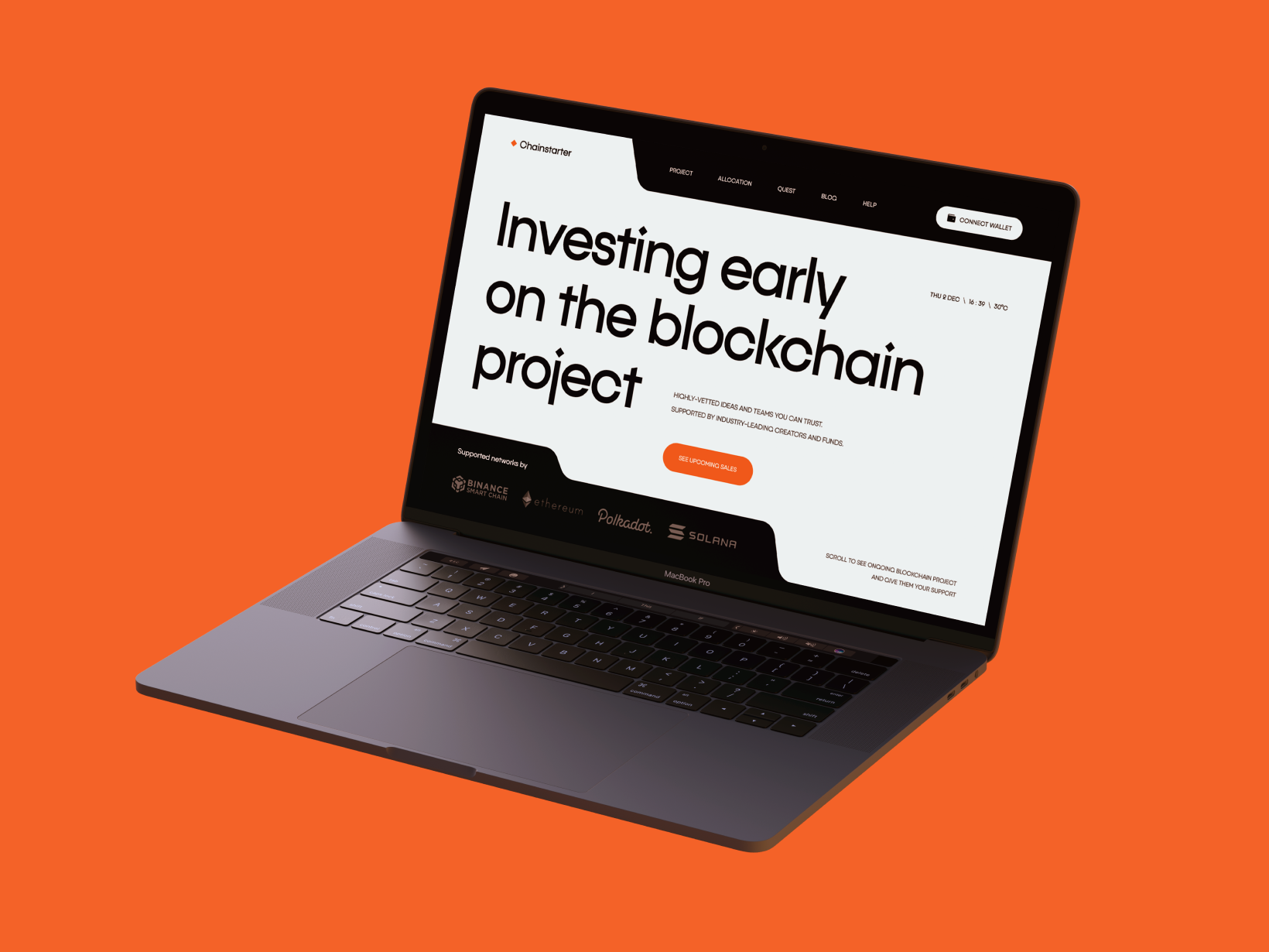 Chainstarter | Fundraising Crypto coin project website 💰 by Fariz for ...