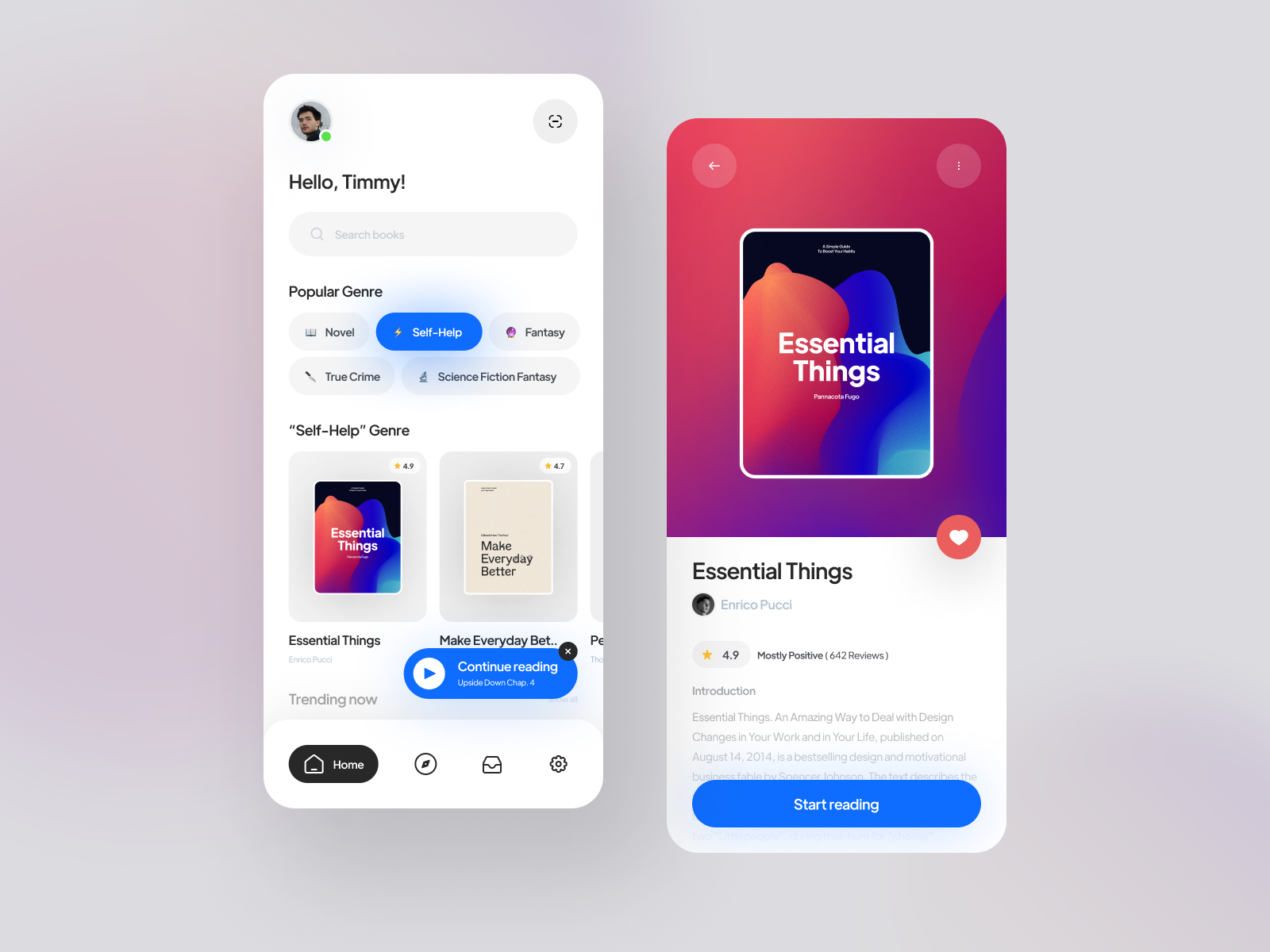 Read It · Mobile Reading App by Satria Nayottama for Pickolab Studio on ...