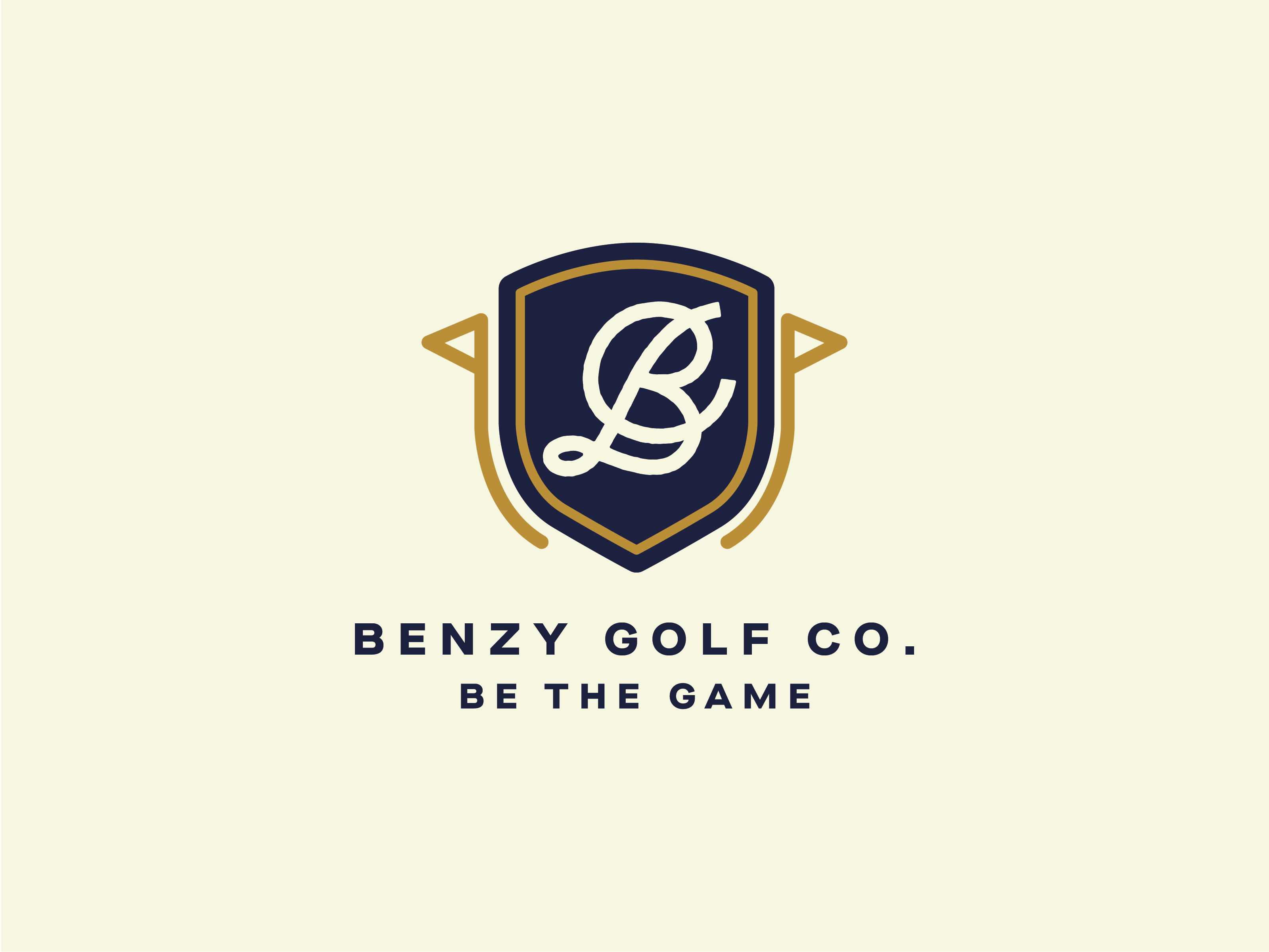 Benzy Golf logotypes and badges by Alex Aperios on Dribbble