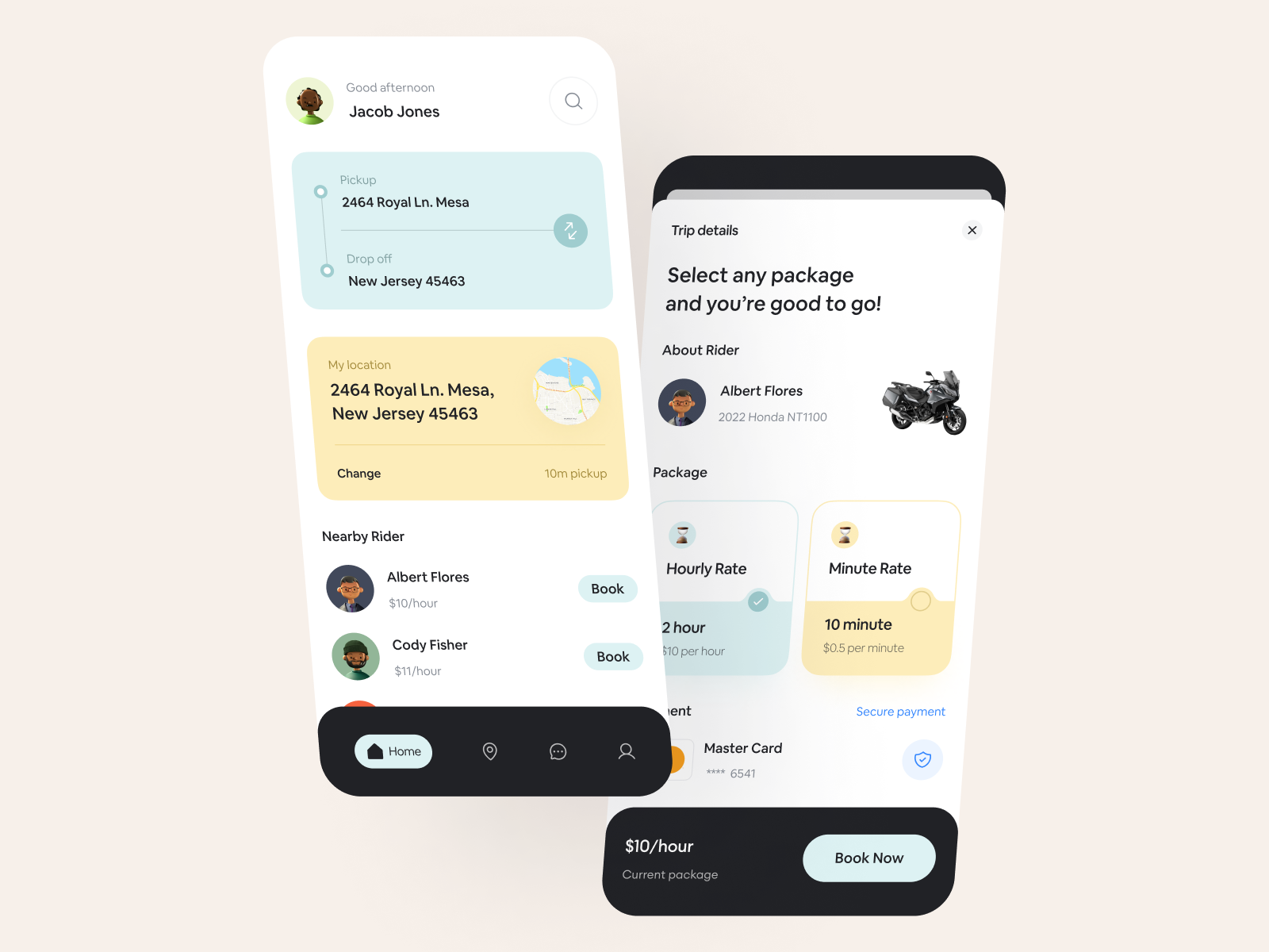 Ride Booking by Raju Husen for Piqo Studio on Dribbble