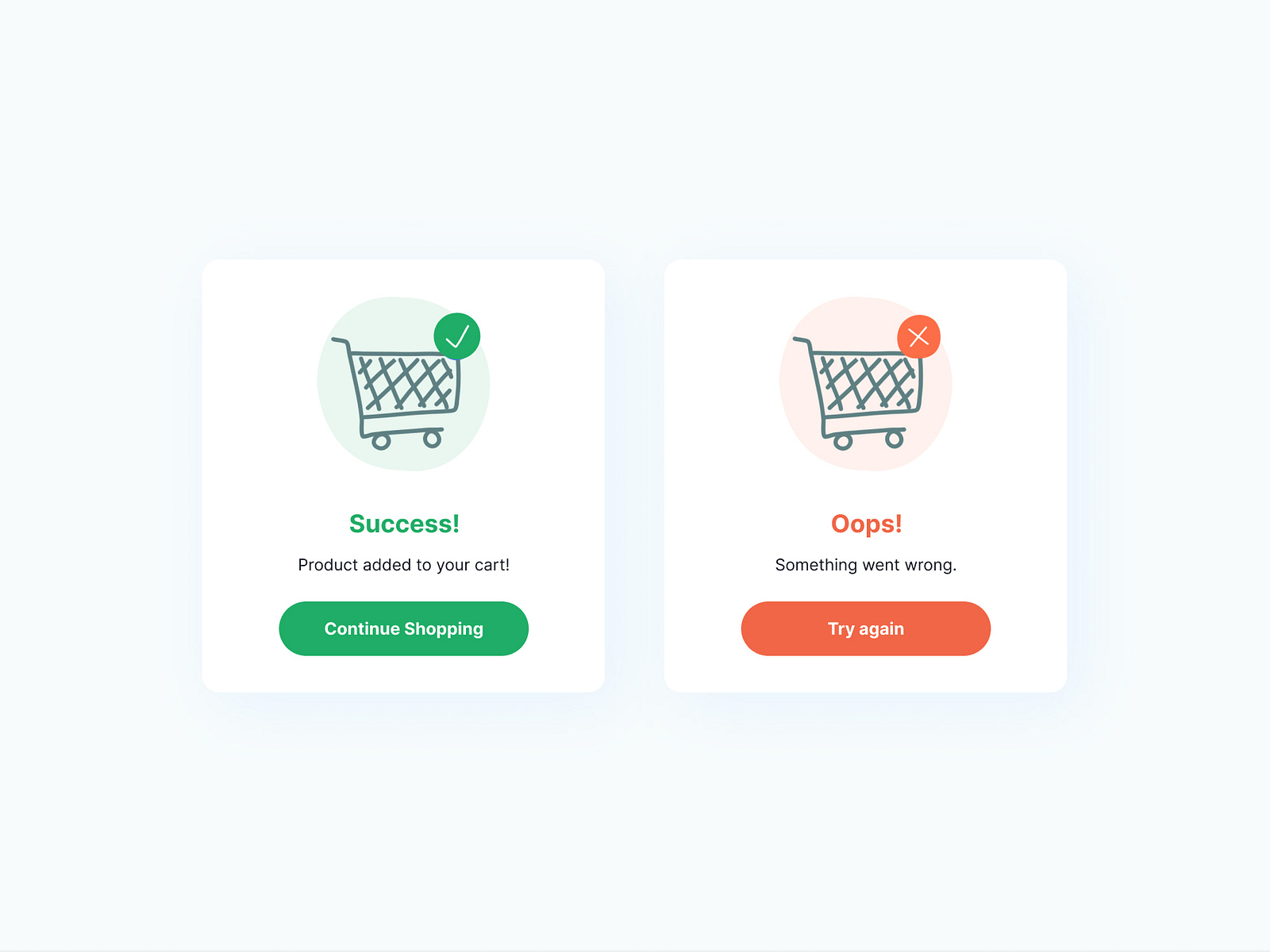 Daily UI 011 - Flash Message by Alina on Dribbble