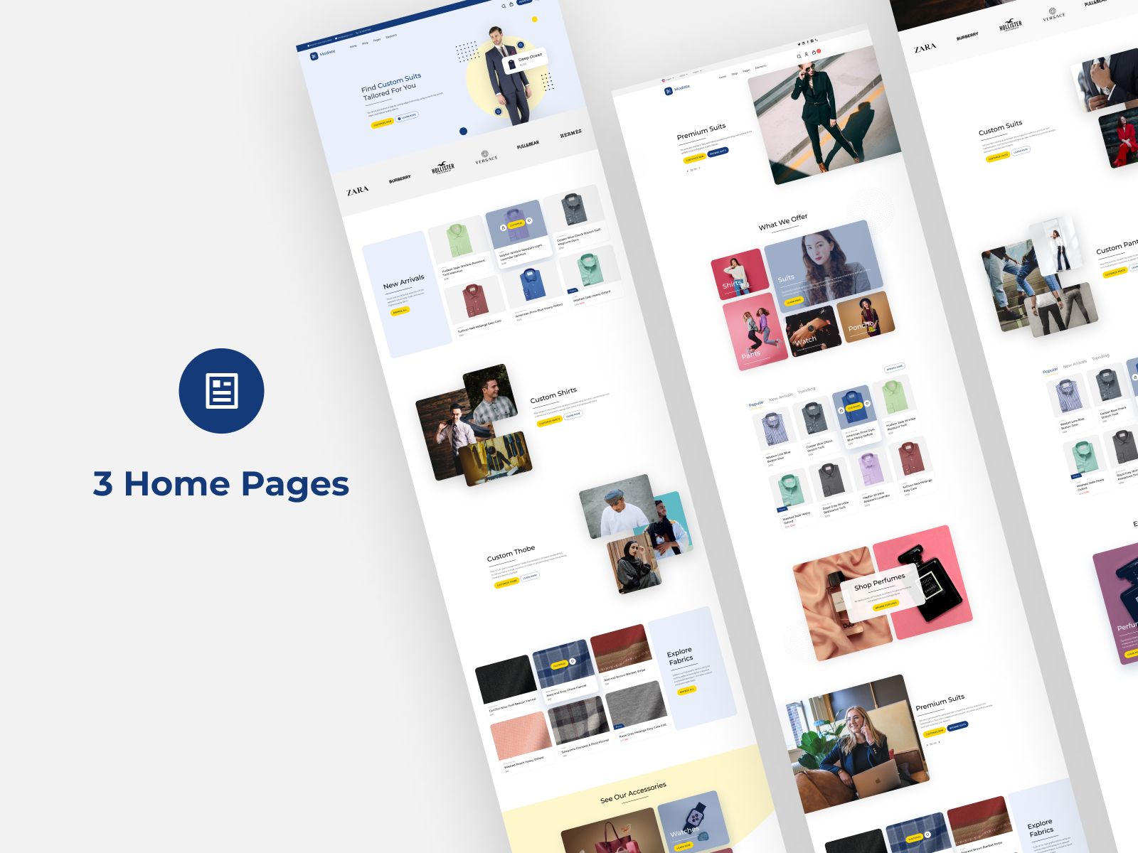 Modiste: Tailor Theme & Customizer (Figma UI Kit) by Muhammad Idrees on Dribbble