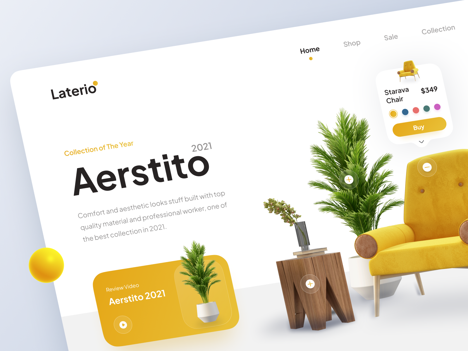 Laterio – Interior Hero 🛋 by Alvian Teddy Cahya Putra 👨🏻‍🎨 for Enver ...