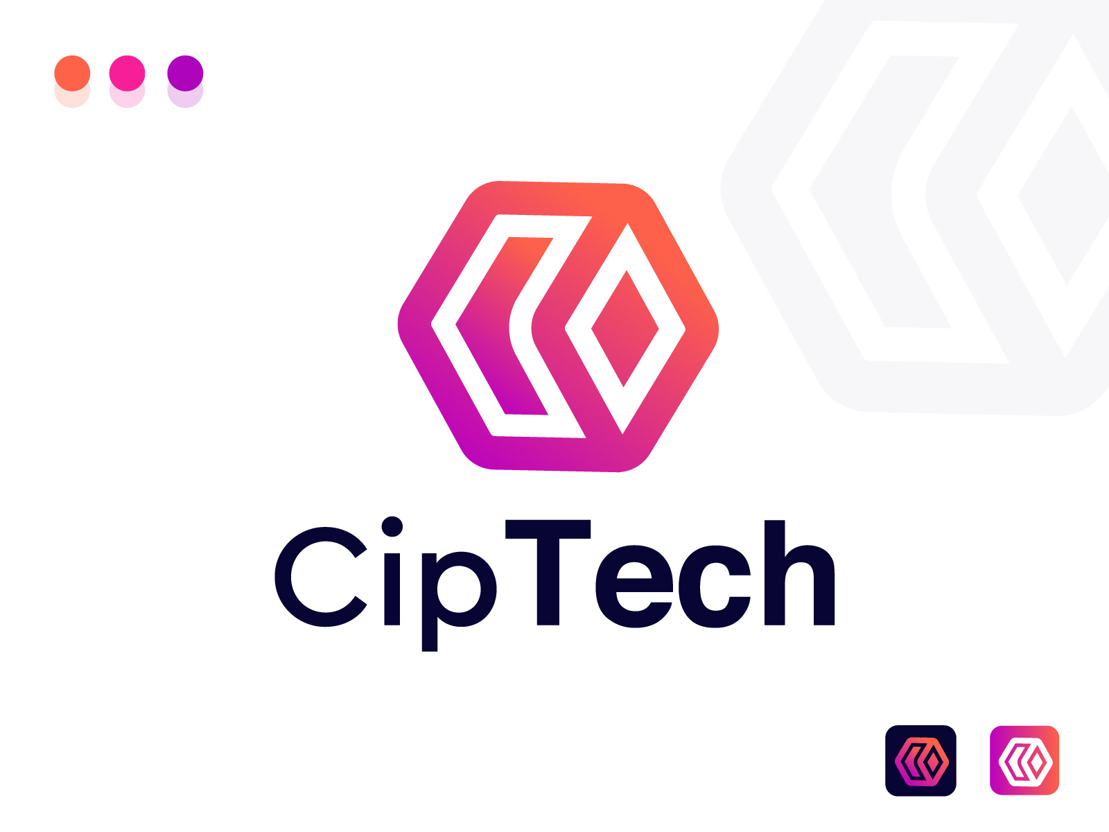 abstract tech logo mark by Masud - Logo Designer on Dribbble