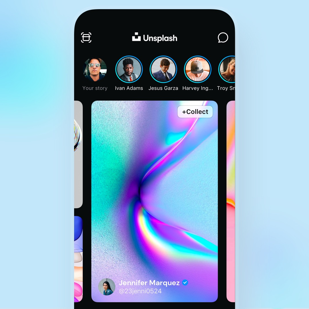 Unsplash – UI Mobile Experiment 🔥 by Vlad Tyzun on Dribbble