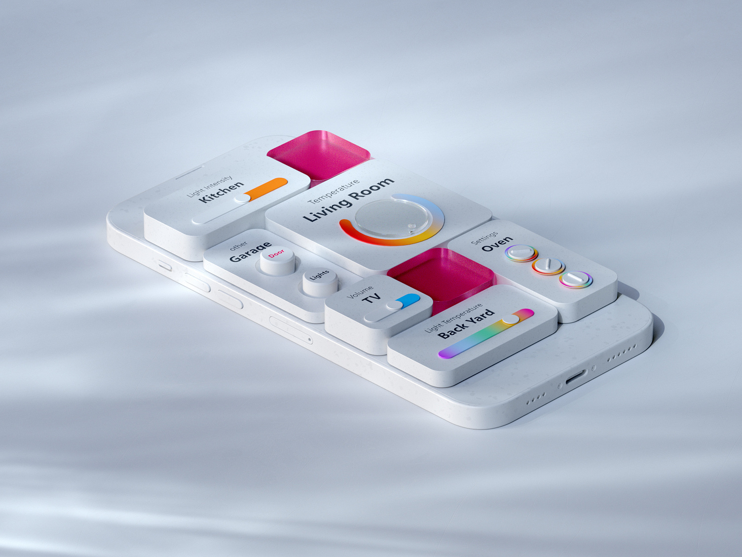 3d Ui Elements by GIORGI familybusyness on Dribbble