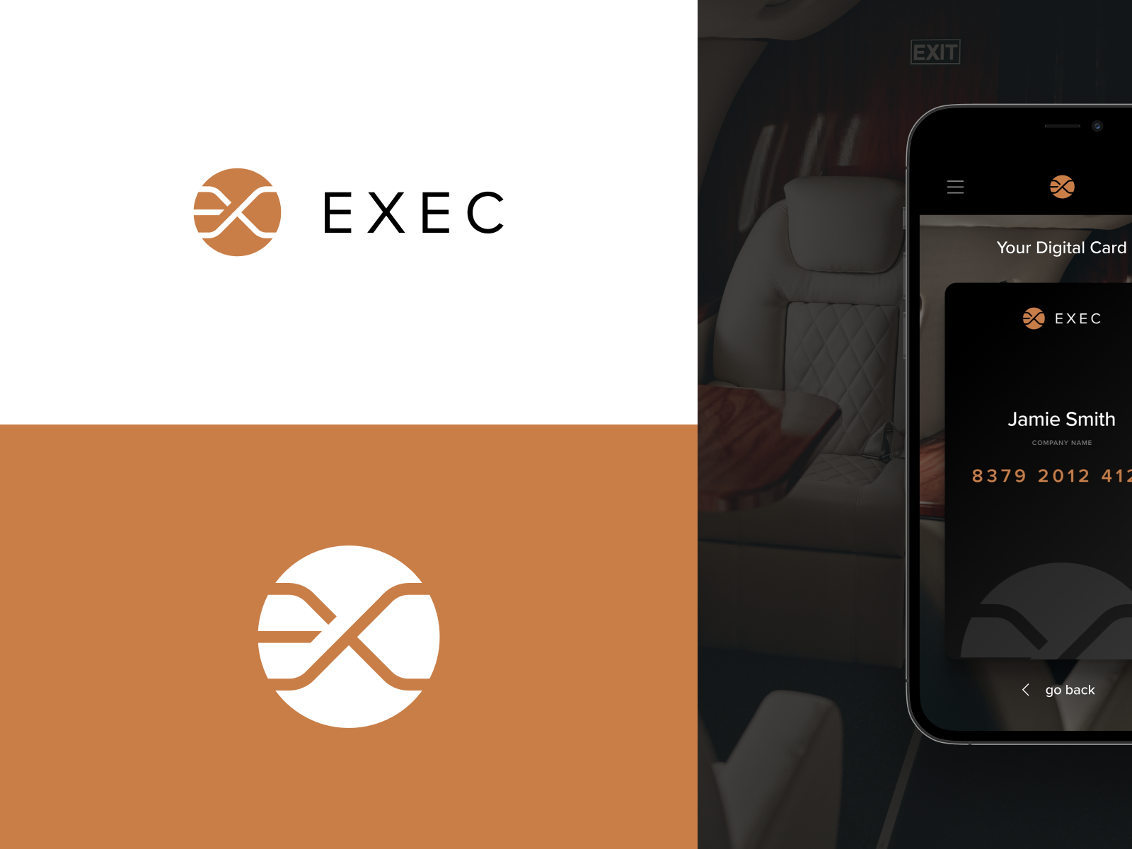 EXEC Logo and Brand Design by Rafal Tomal for 8px.studio on Dribbble