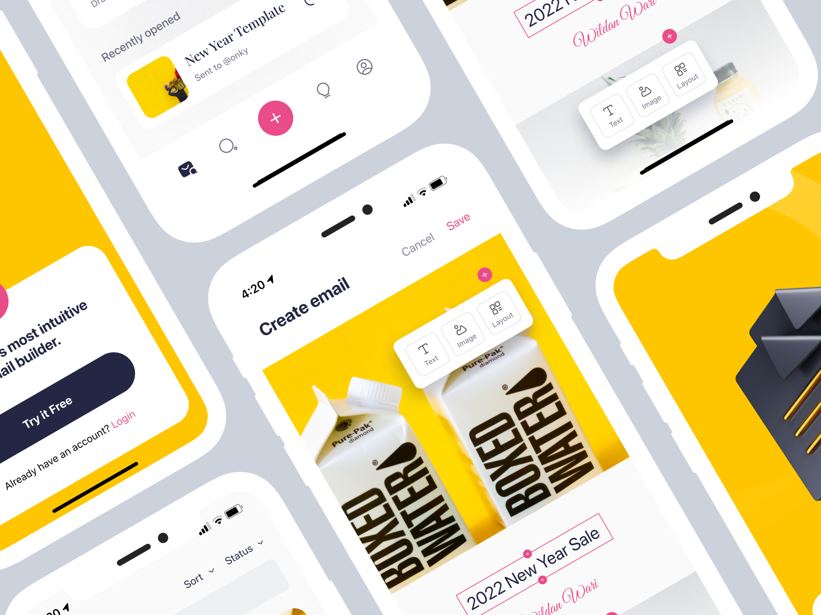 Si Mail - Email Template Creator App by Wildan 👋 on Dribbble