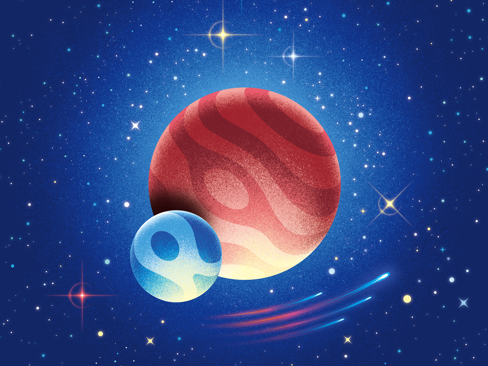 Captain's Log | Entry 2: Planets 🌏 by Jarod Octon on Dribbble