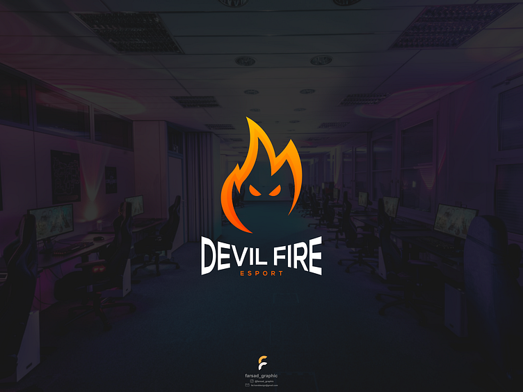 Devil Fire Logo by farsad_graphic on Dribbble