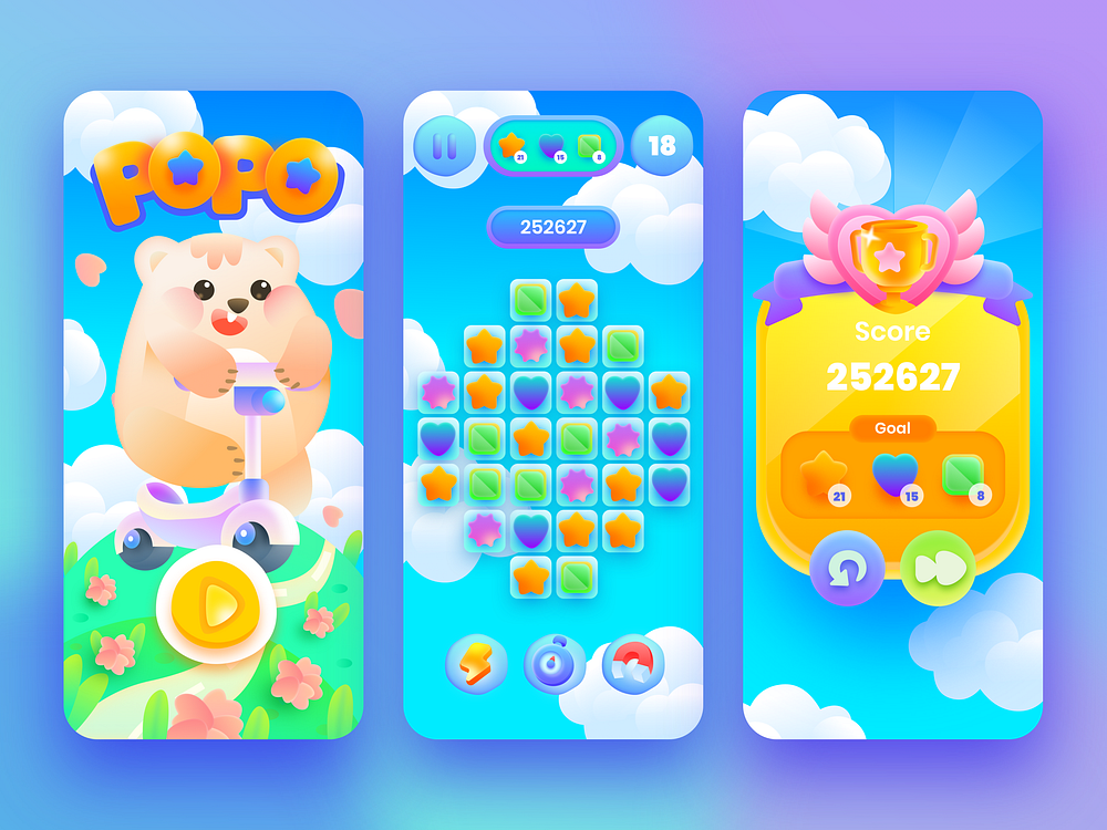 "Word-Match" Game Design Preview by Randompopsycle for Playfull Pixel ...