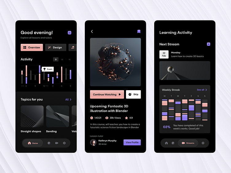 Task Management App by George Lov® on Dribbble