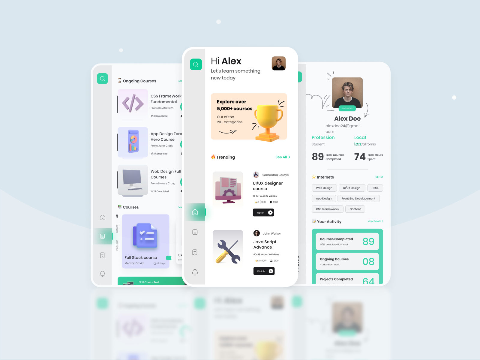 Education: Online Course Mobile App 📚 by MC-Product for Master ...