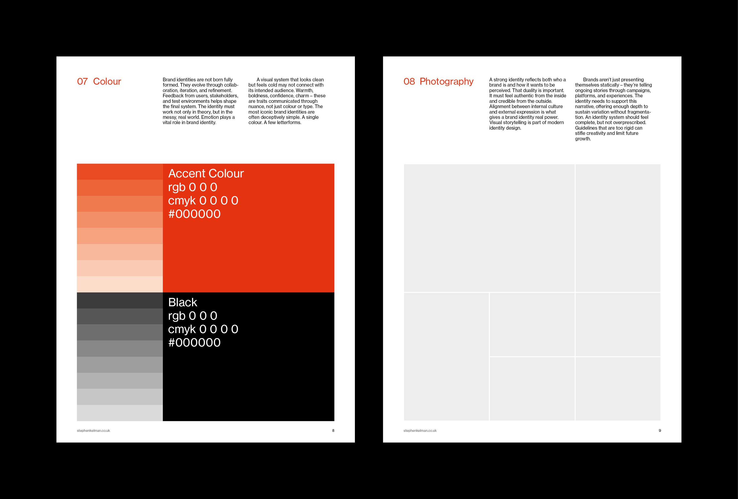 Brand Identity Guidelines Grid System – Letter Portrait by Stephen ...