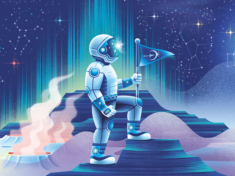 Captain's Log | Entry 6: The Astronaut 🧑‍🚀 by Jarod Octon on Dribbble