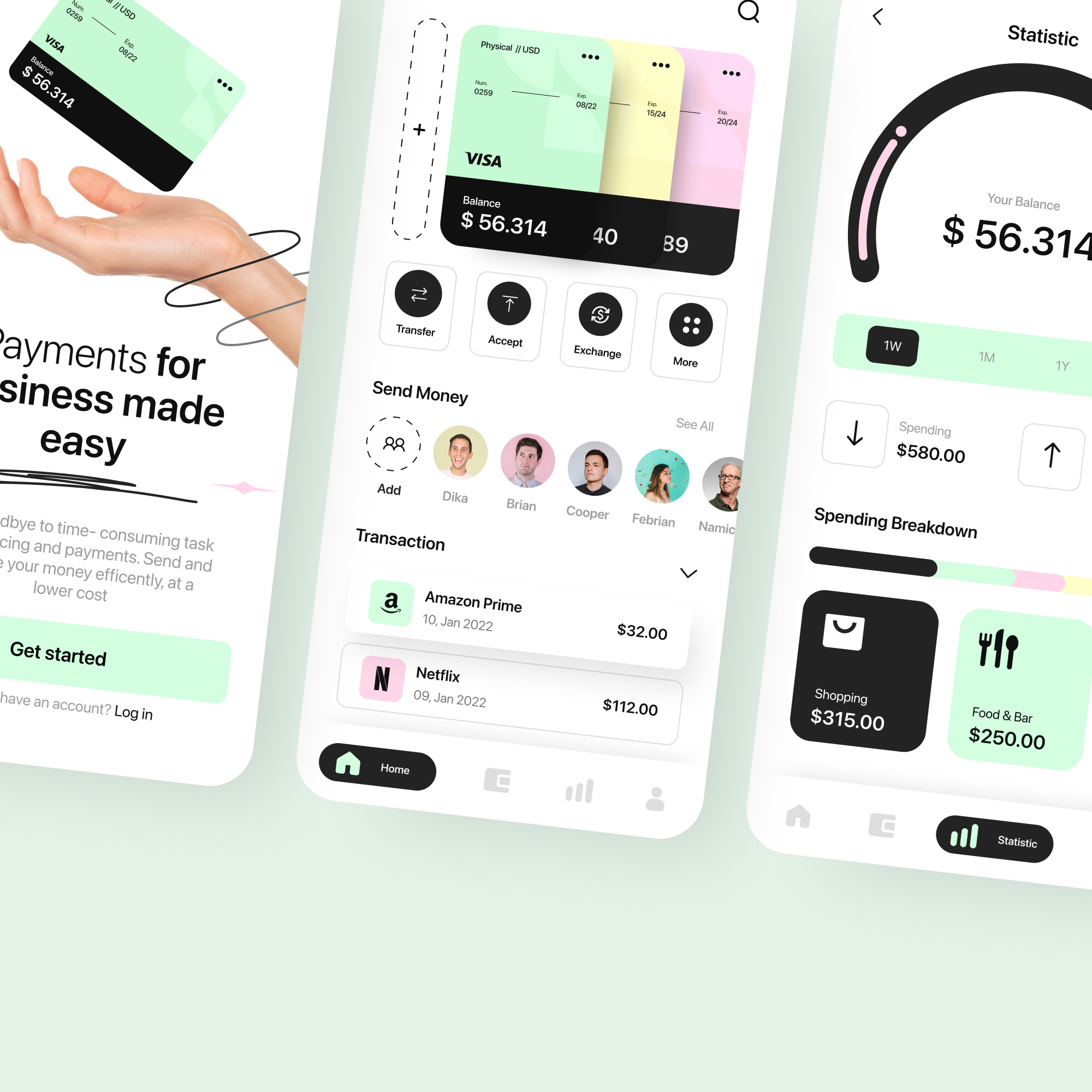 E Wallet App - UI Design by Dena Ihsanuddin on Dribbble