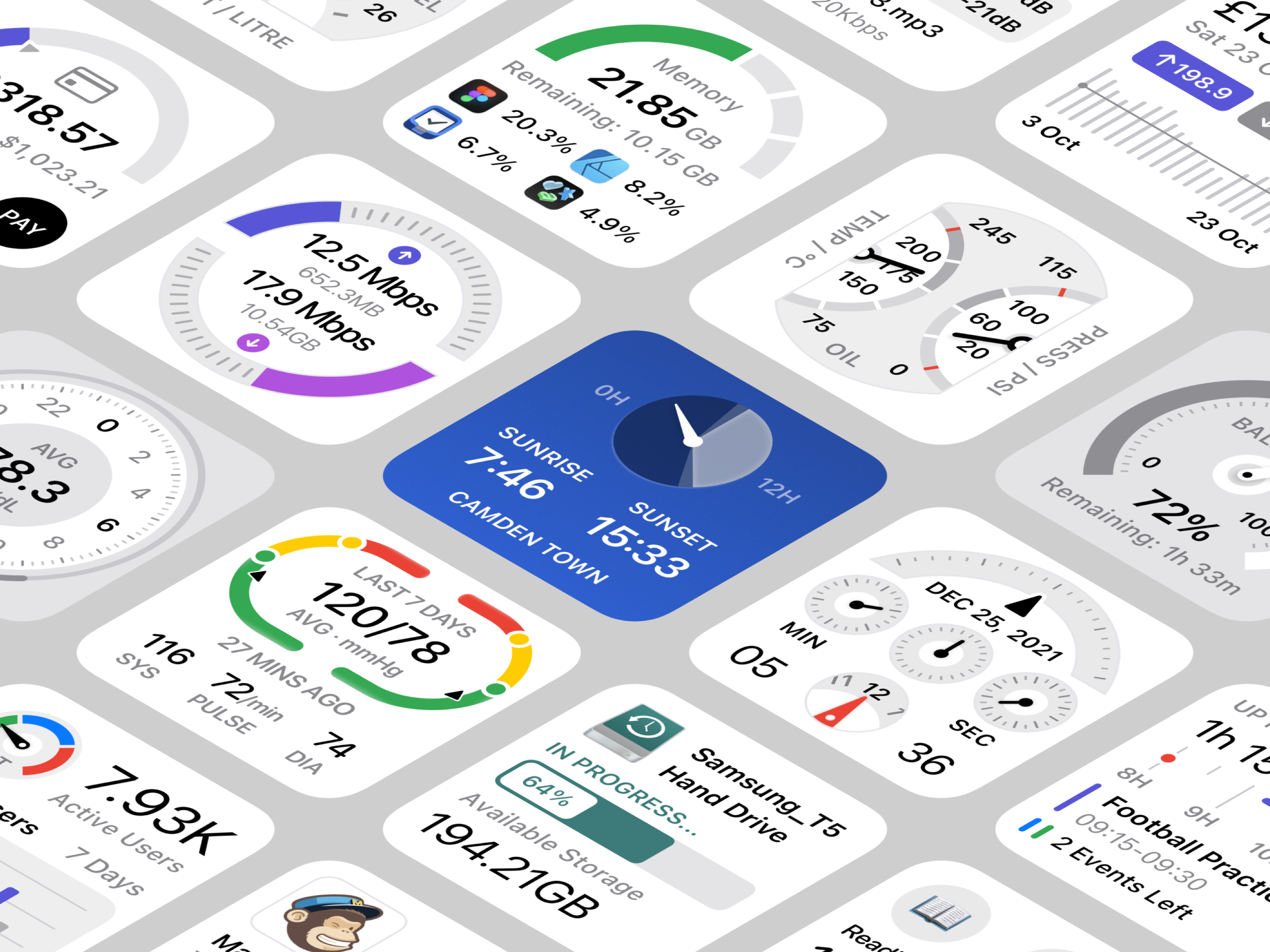 Tool Widgets 7 by yuhang on Dribbble