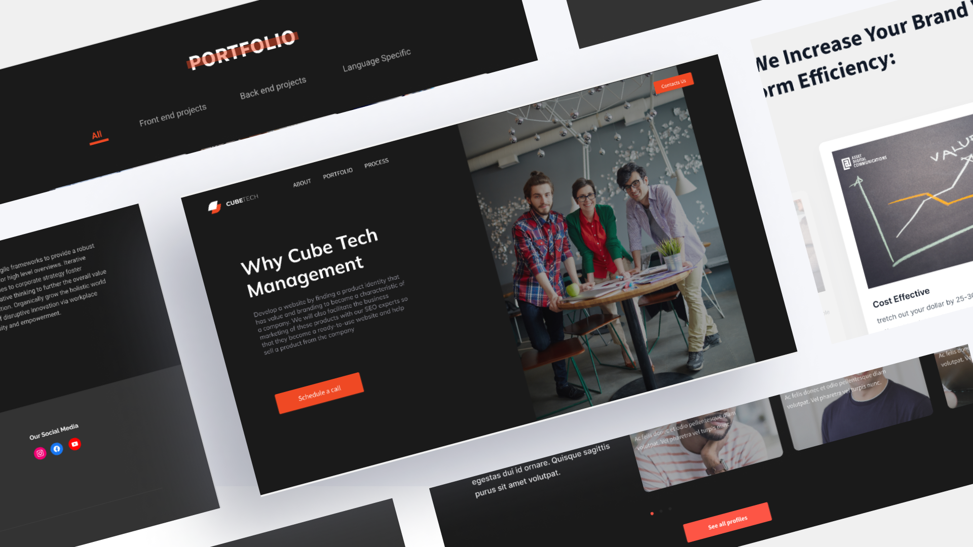 Cube Tech by Ifrah Jamal on Dribbble