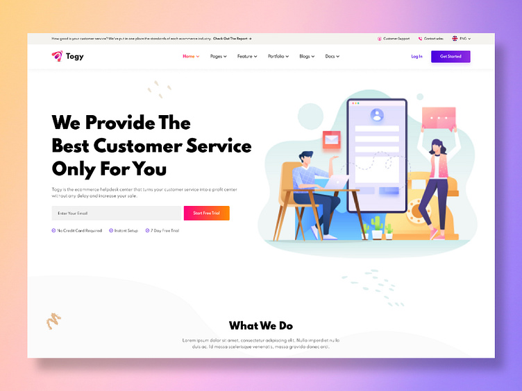 Influx - Customer Support by EnvyTheme LLC on Dribbble