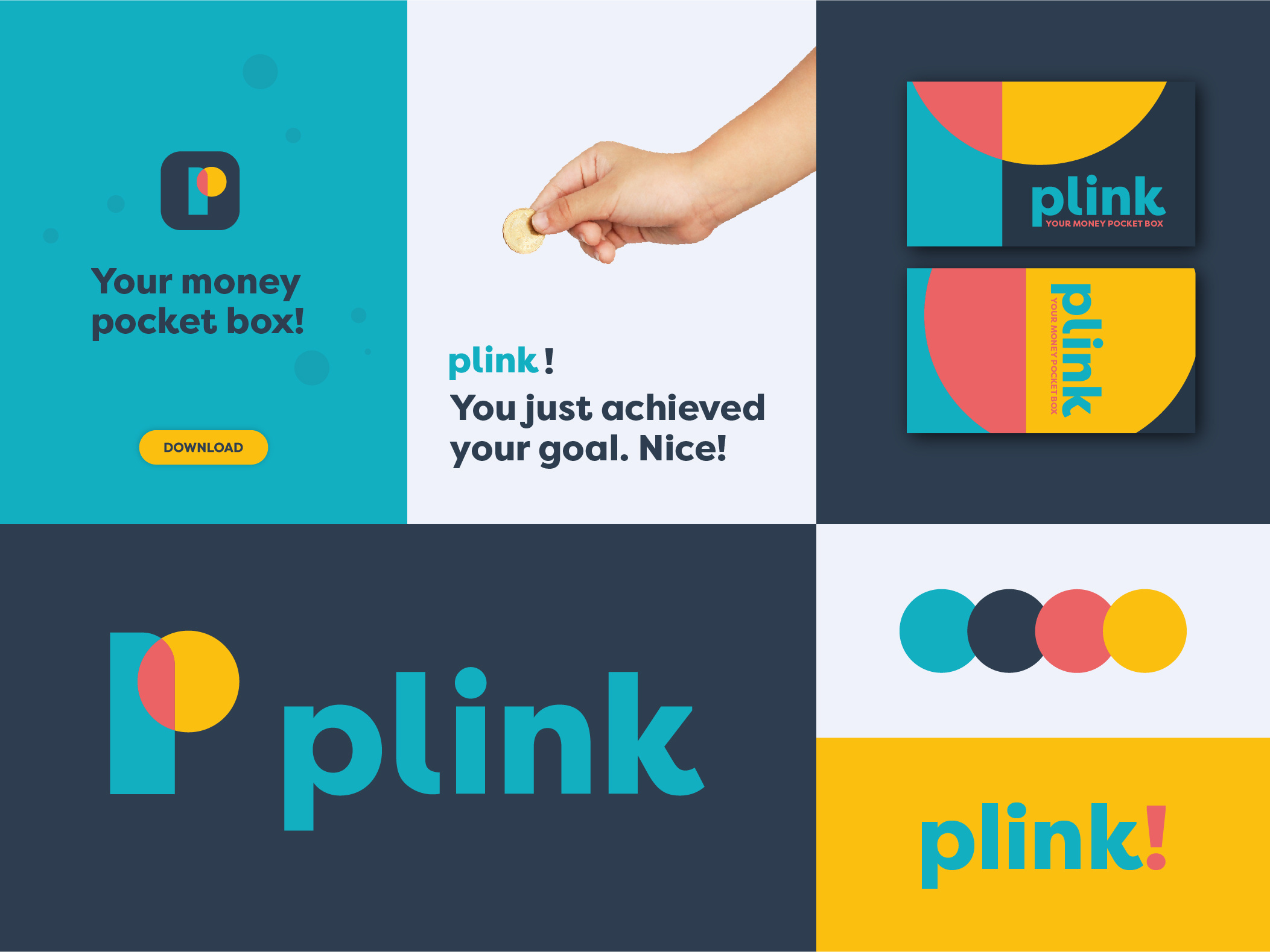 Brand Identity - Plink by Tommaso Baldi on Dribbble