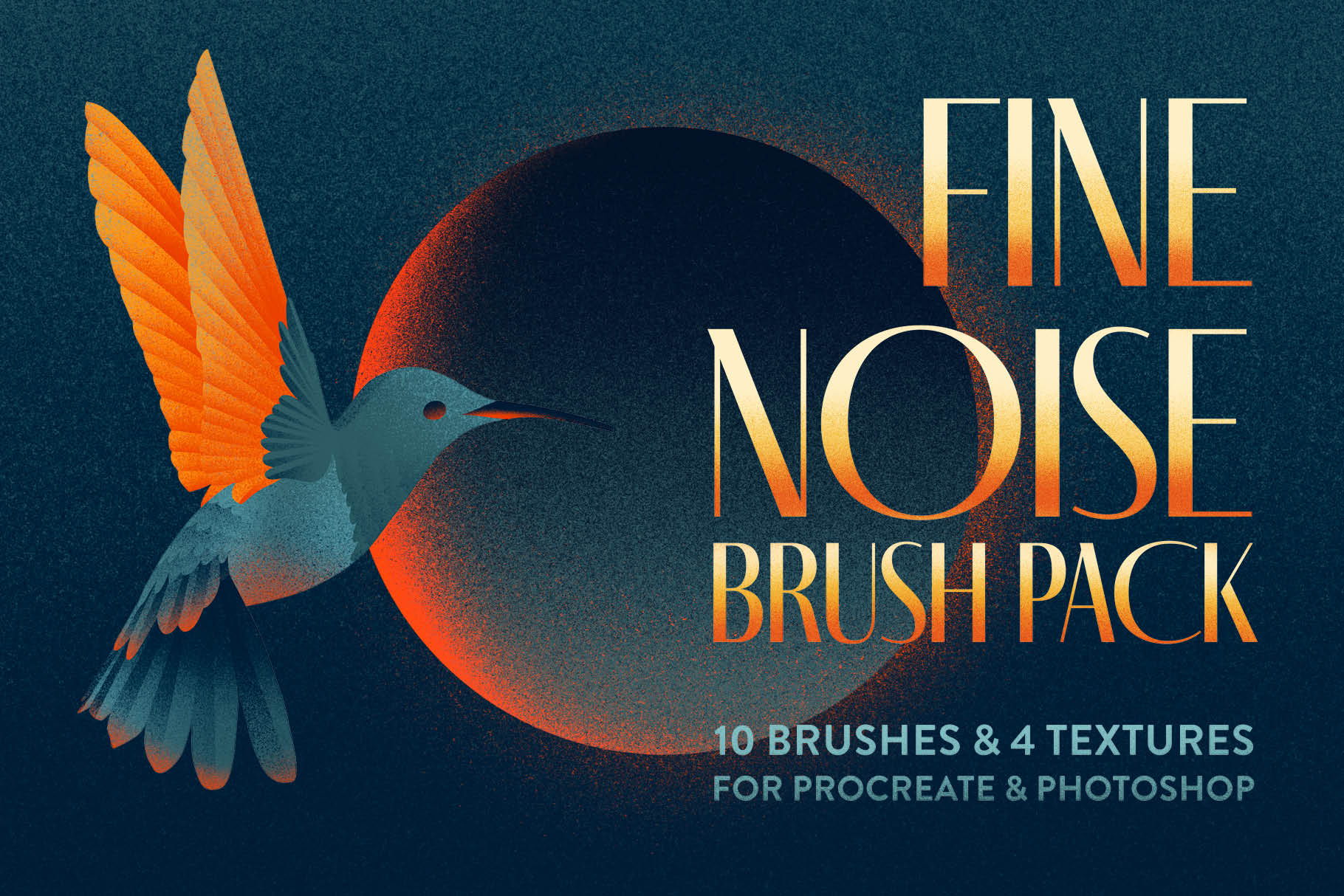 Noise Brush Pack for Procreate and Photoshop by Lisa Jacobs Design on ...