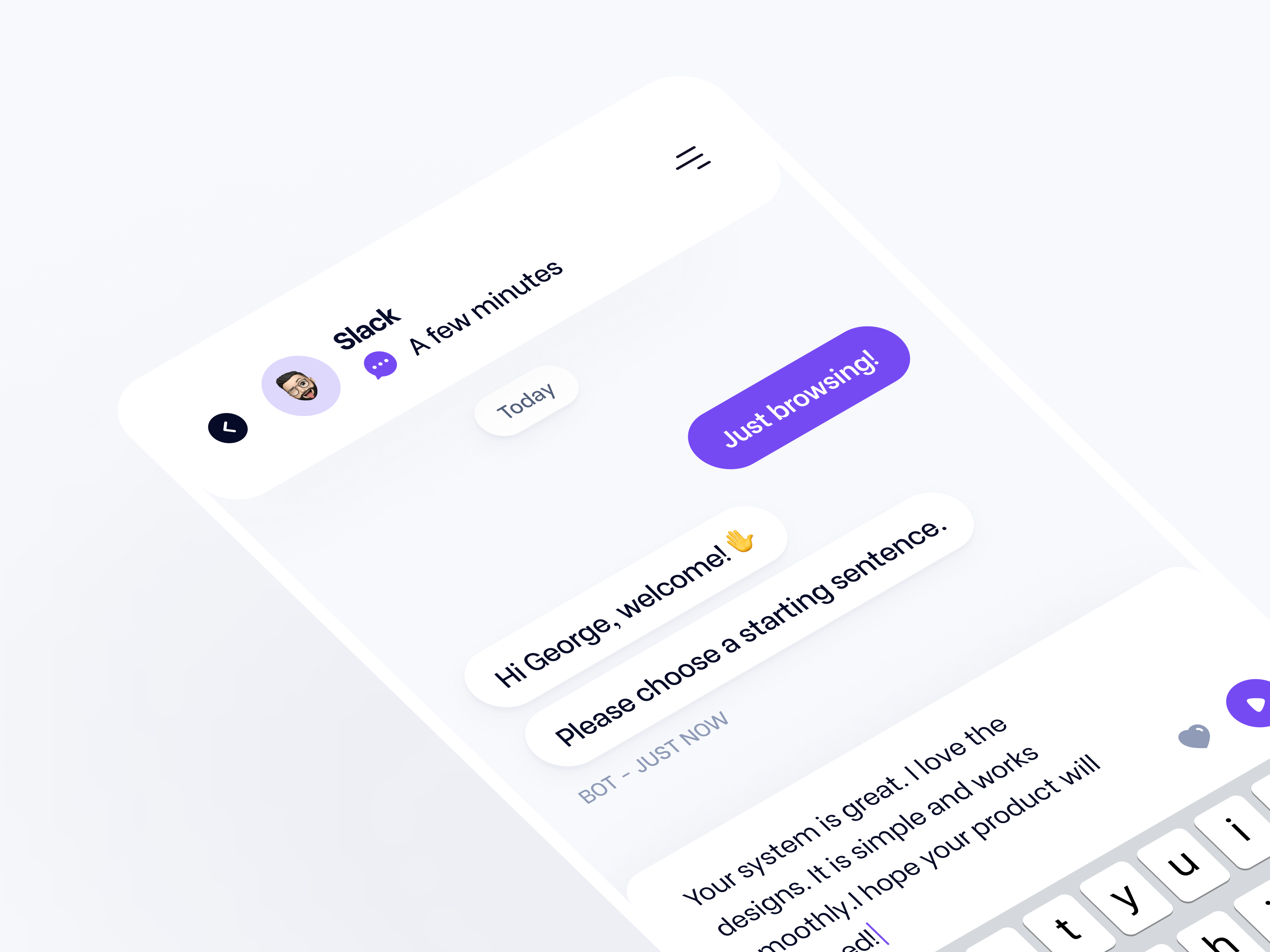 Blue: Live Chat by Erkan Tecim for Redacted on Dribbble