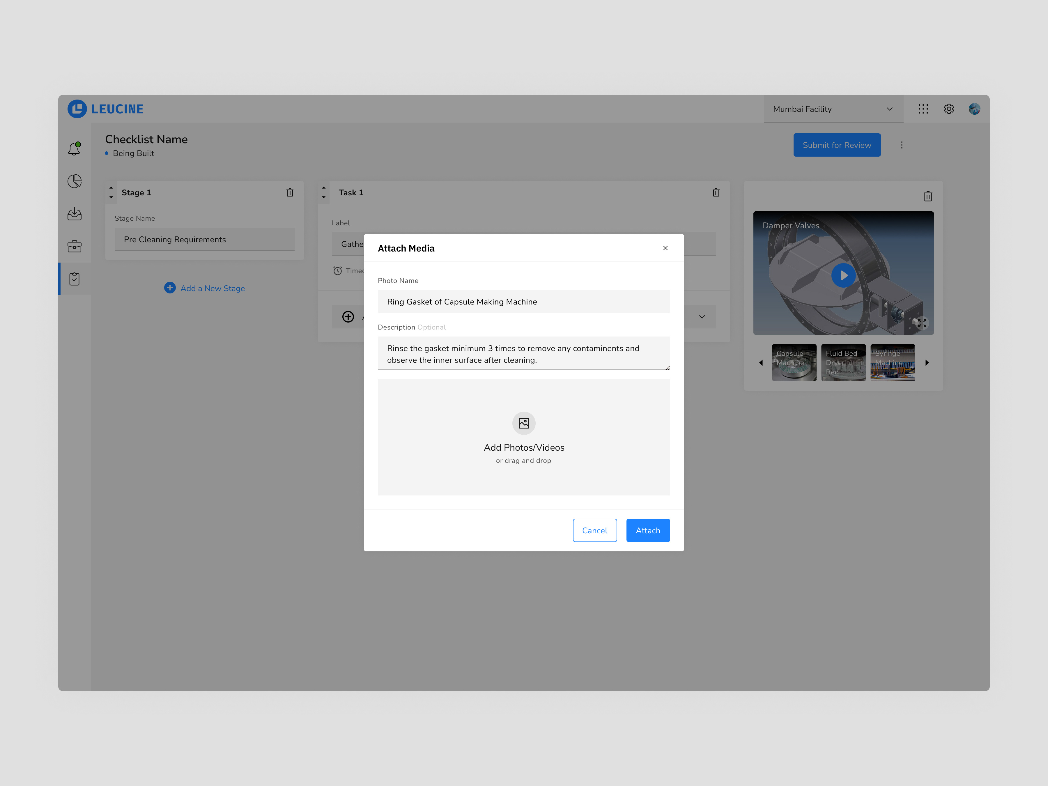 Media Upload - Modal - UI Design - SaaS Product by Janam Shah on Dribbble