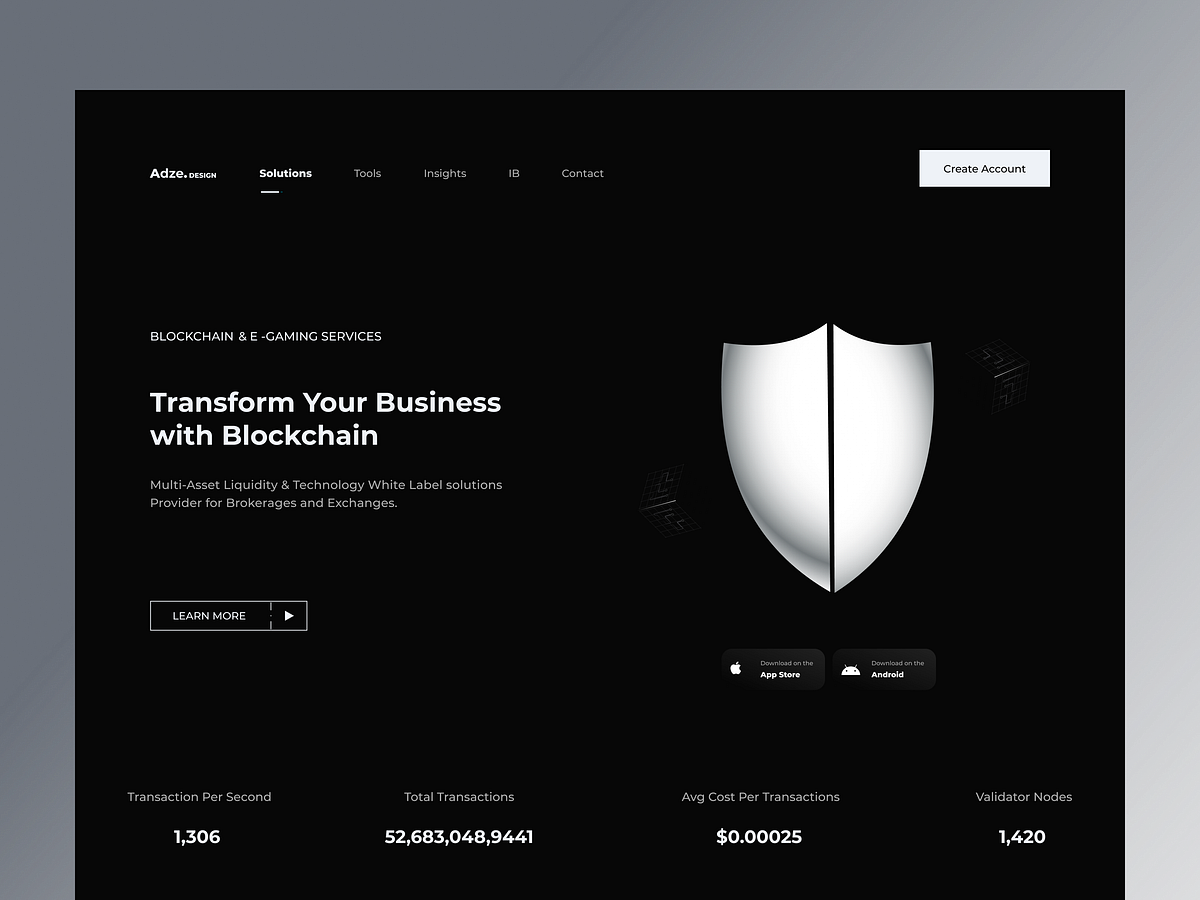 CryptoCurrency Blockchain UX/UI by IKAKO® on Dribbble
