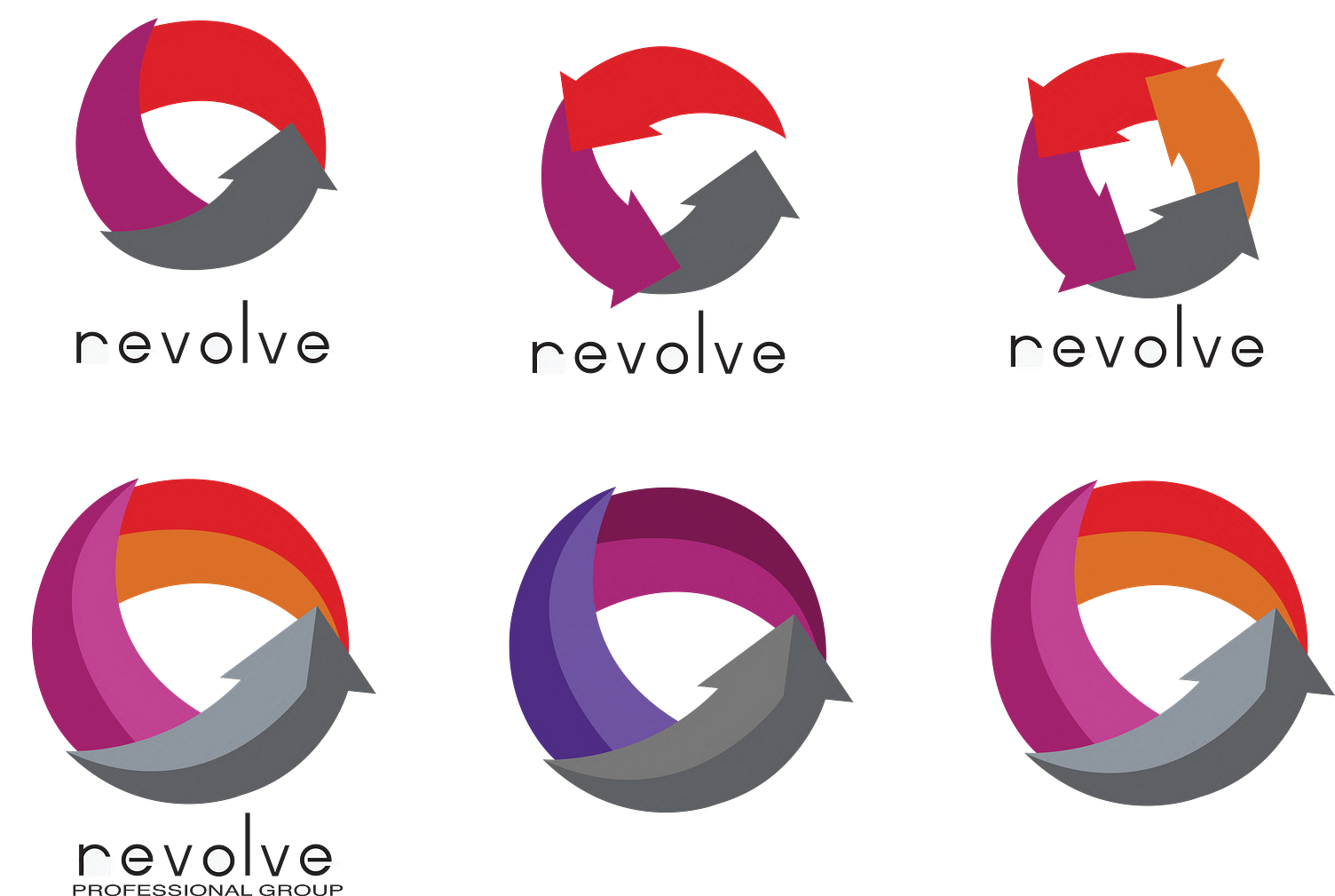 Revolve Sample Logos by Stealth Studioz on Dribbble