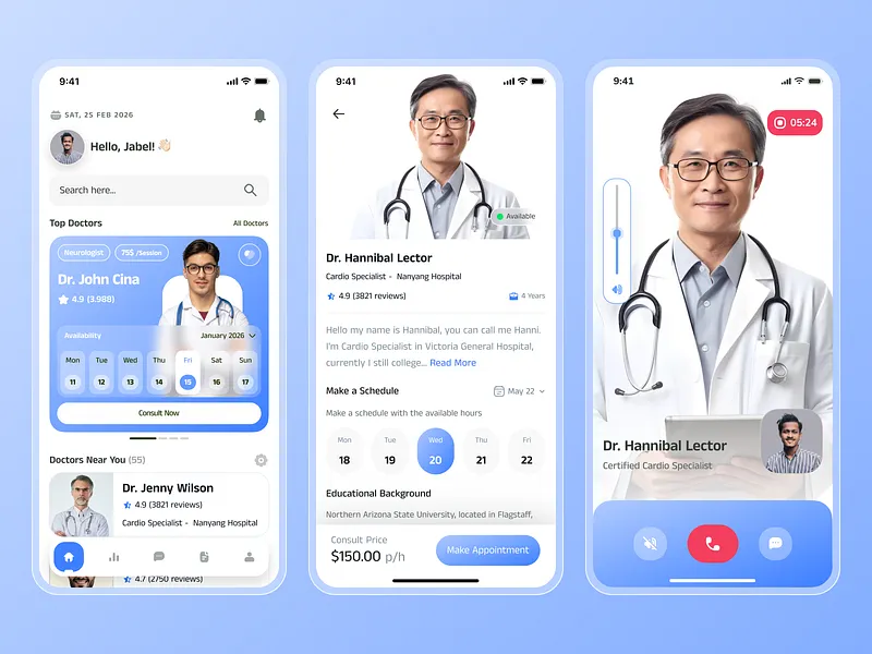 Browse thousands of Doctor App images for design inspiration | Dribbble