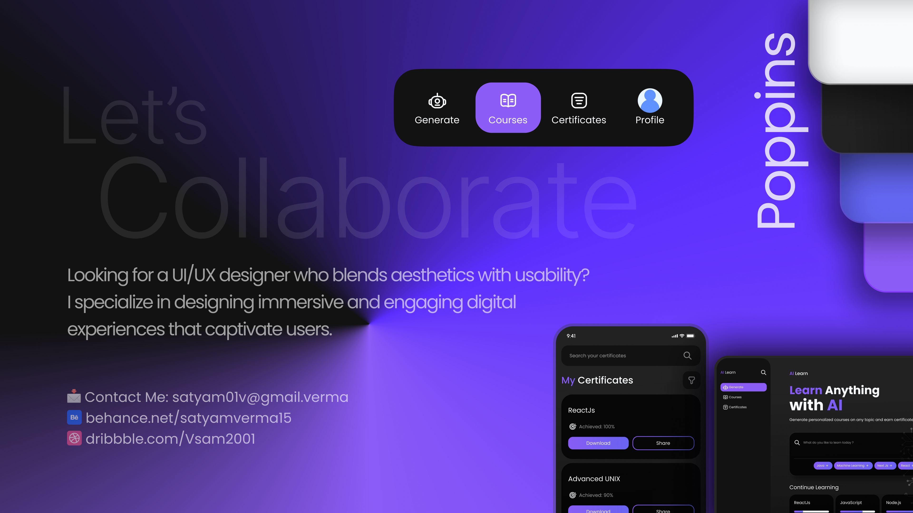 AI Learning Platform | Web & Mobile UI Design by Satyam Verma on Dribbble
