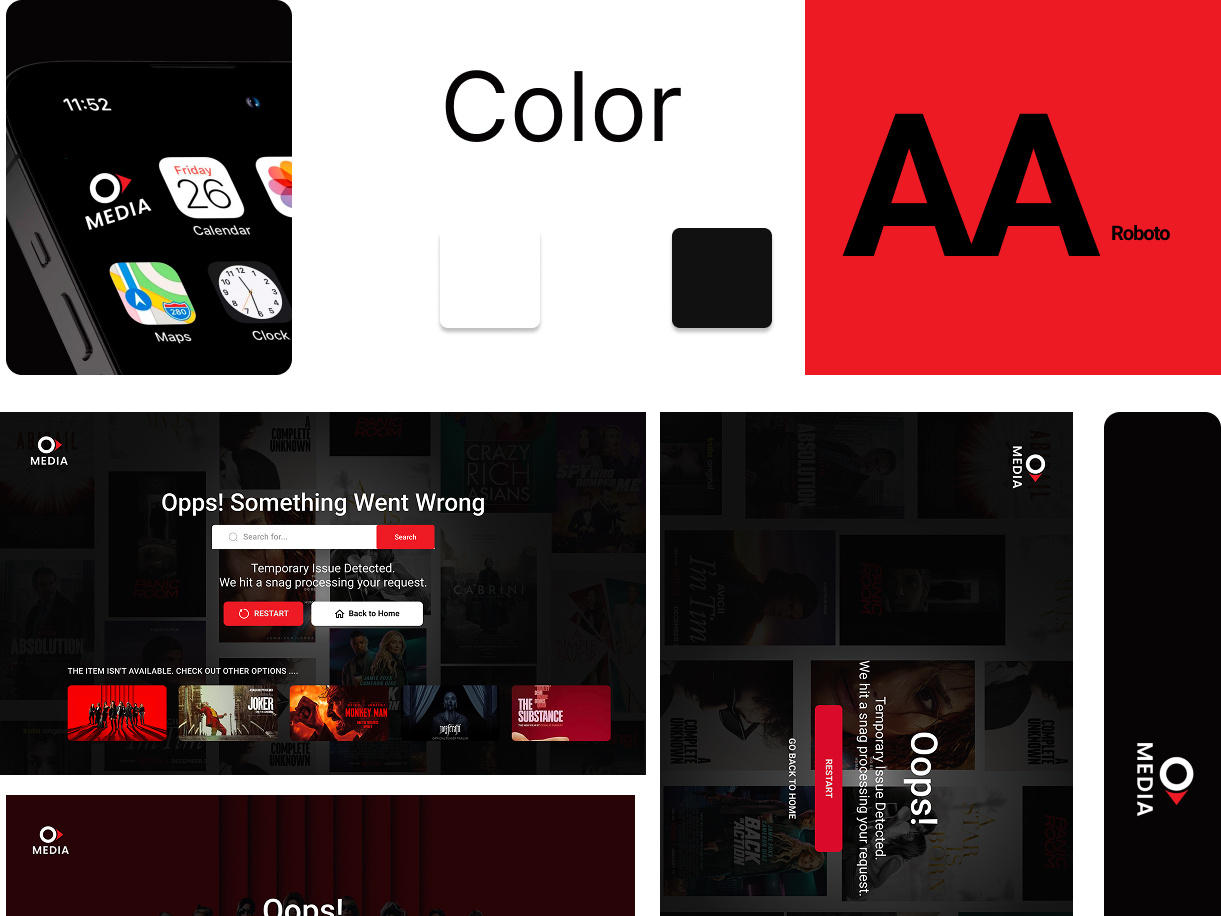Error State UI Design by Tanzina Hossain on Dribbble