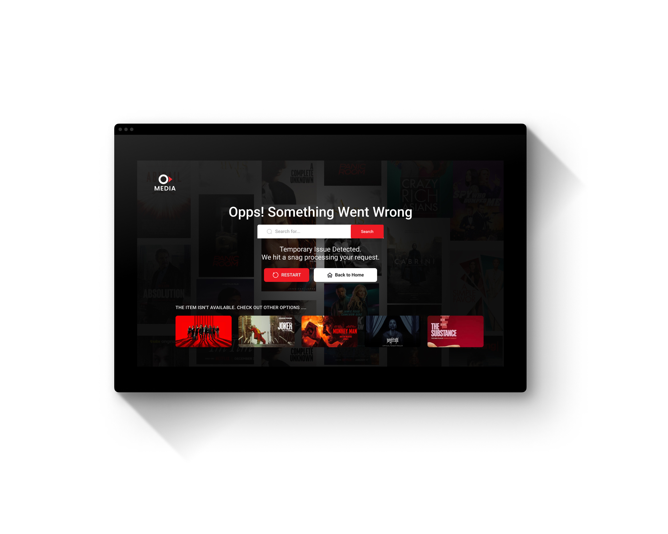 Error State UI Design by Tanzina Hossain on Dribbble