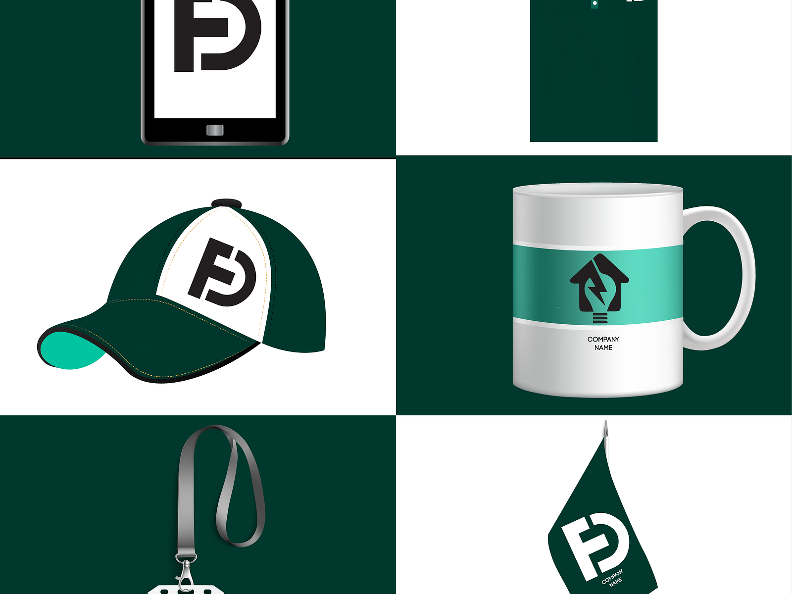Letter FD logo design in adobe illustrator by atia baloch on Dribbble