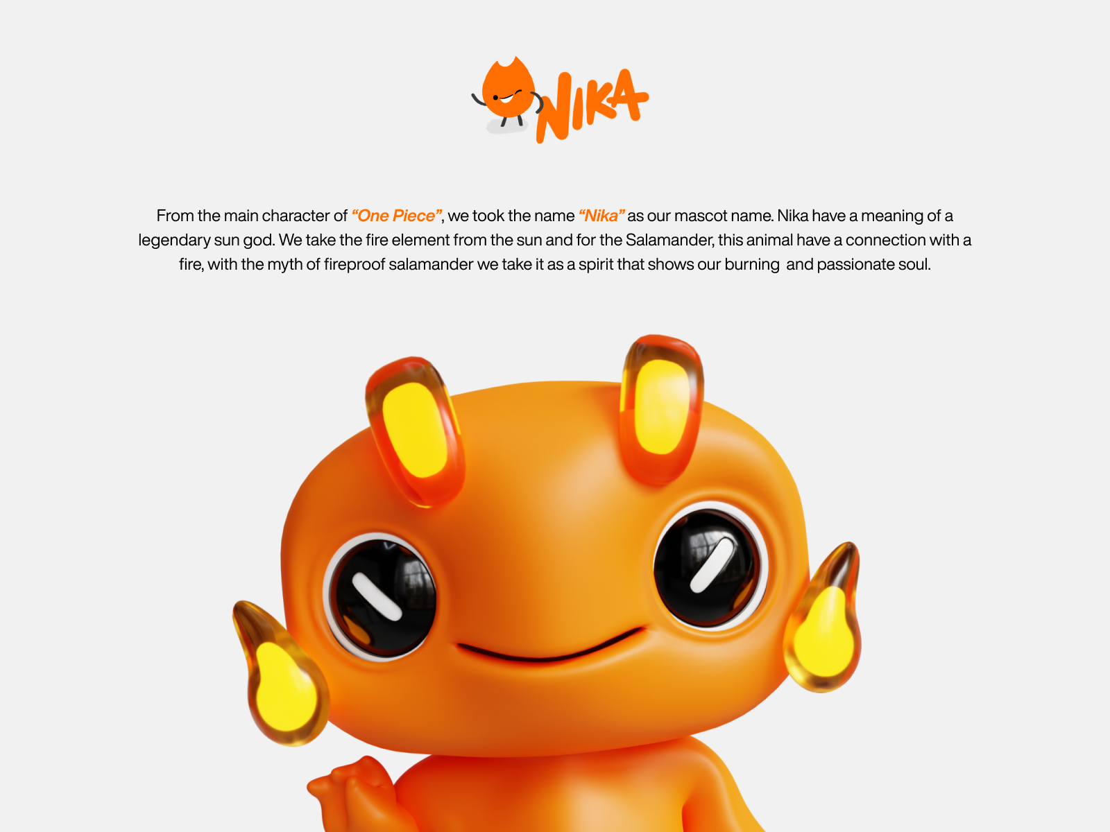 Nika 3D🔥- Odama Mascot by Arthur Sjorgen for Odama on Dribbble