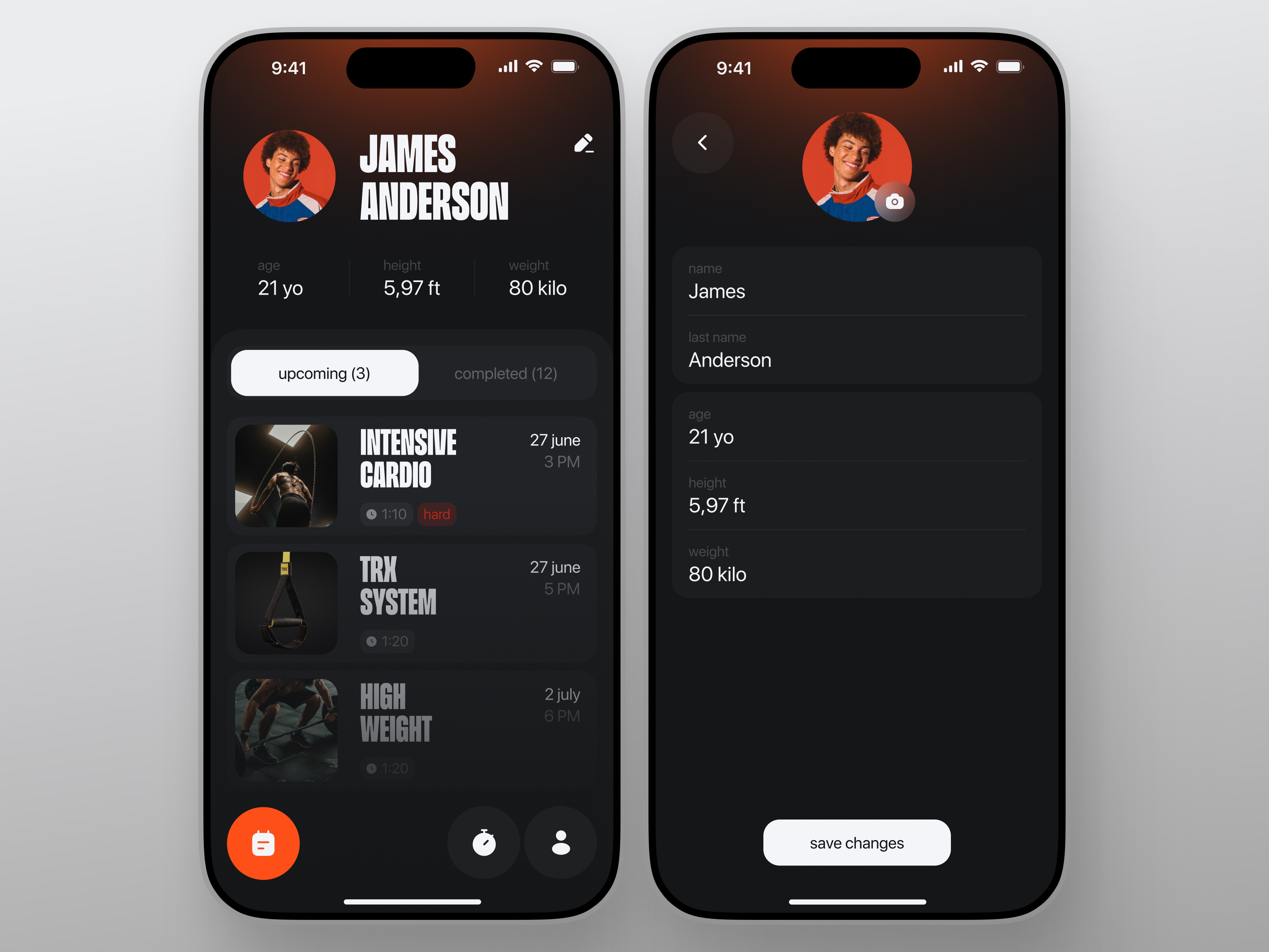 Browse thousands of Fitness App Profile Screen images for design ...
