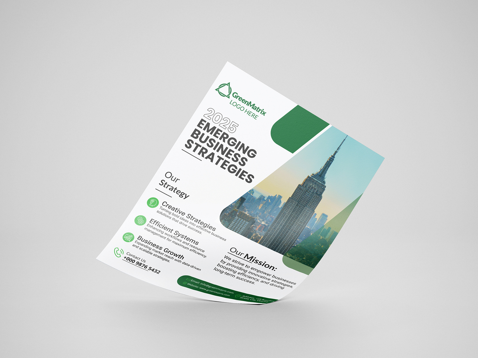 Corporate Business Strategy Flyer with Creative and Professional by MD ...