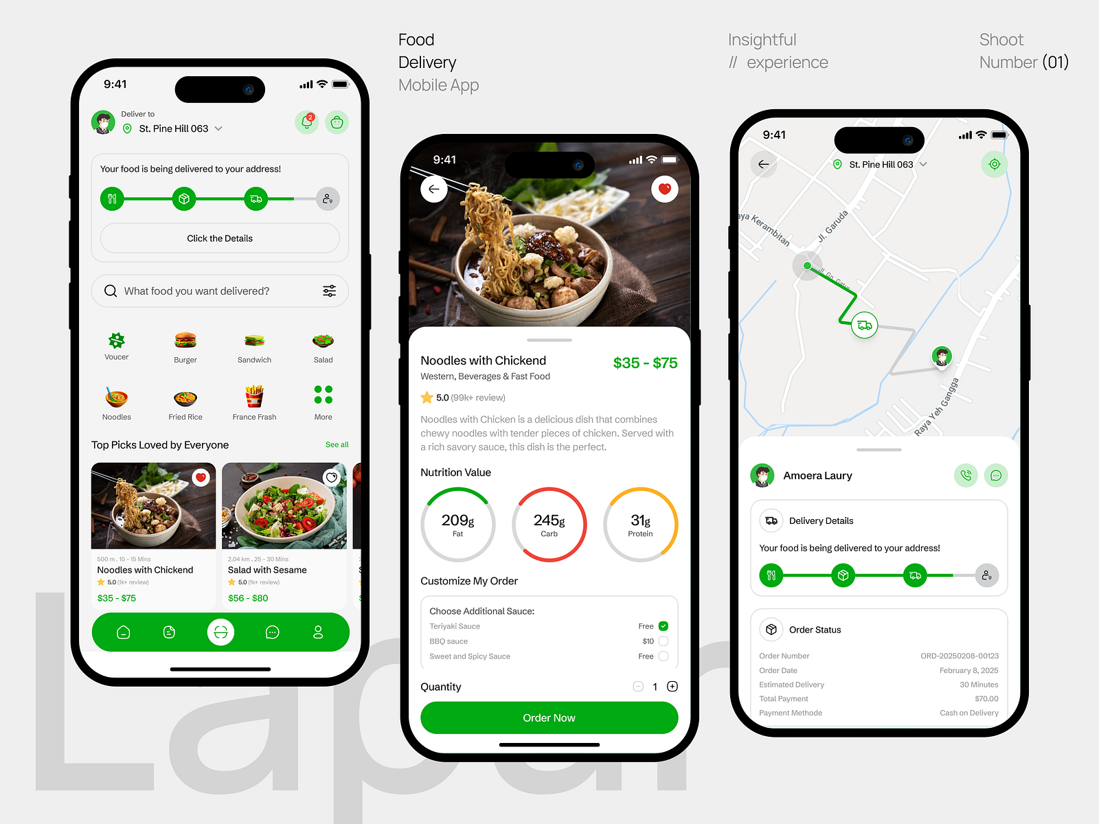 Lapar - Food Delivery Mobile App by Sakma UI/UX for Sakma Studio on ...